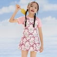 hengsof Cute Floral Print One Piece Swimsuit for Toddlers Girls ...