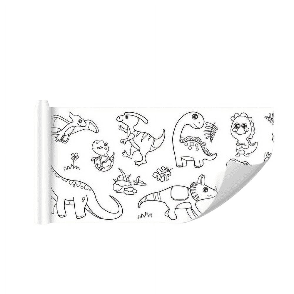 hengsof Doodle Painting Roll, Painting Paper Roll DIY Painting Color ...