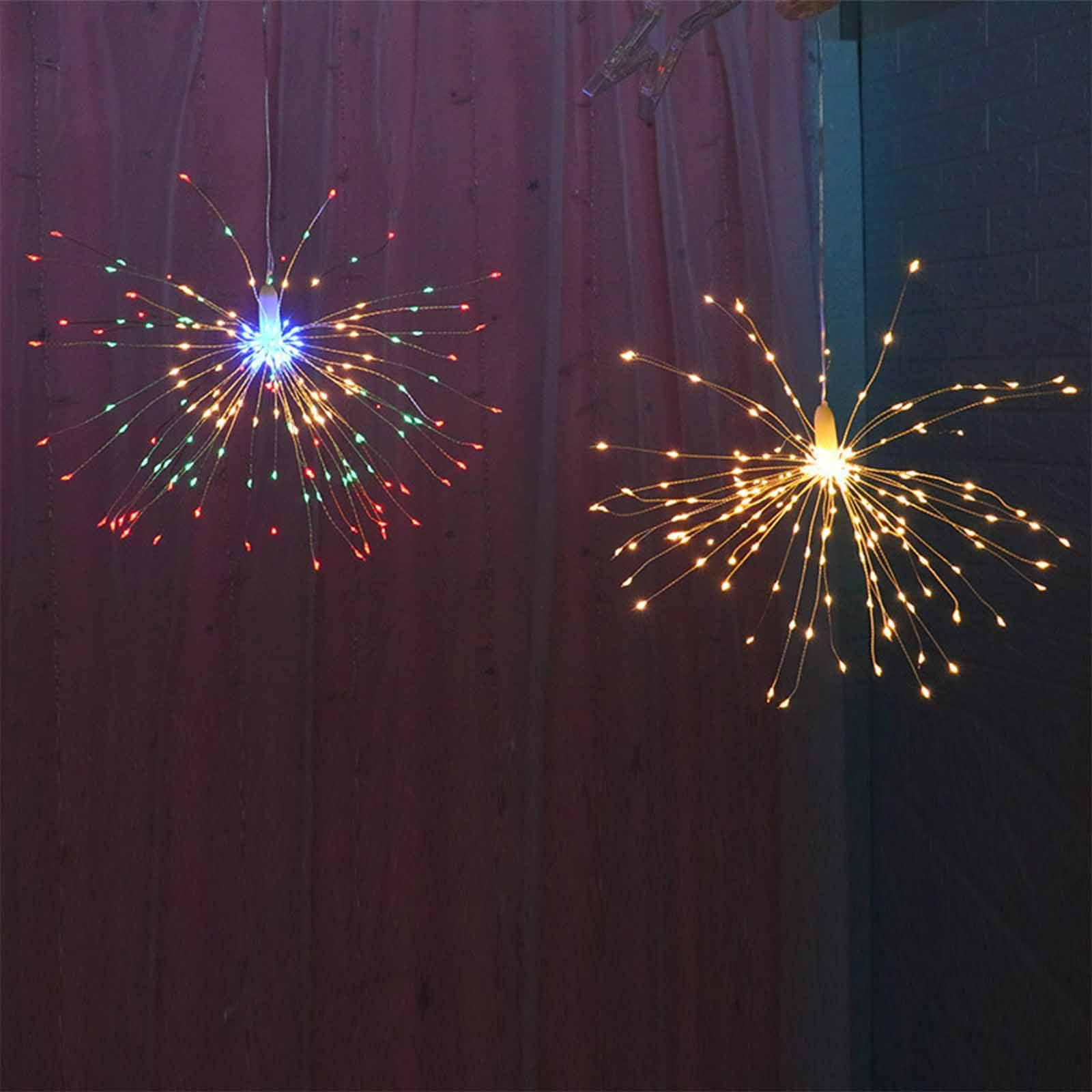 hengsof Fairy Lights Plug in, 100 LED Waterproof Firefly Lights on ...