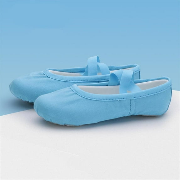 hengsof Girls' Ballet Shoes Practice Ballet Shoes Dance Shoes Canvas ...