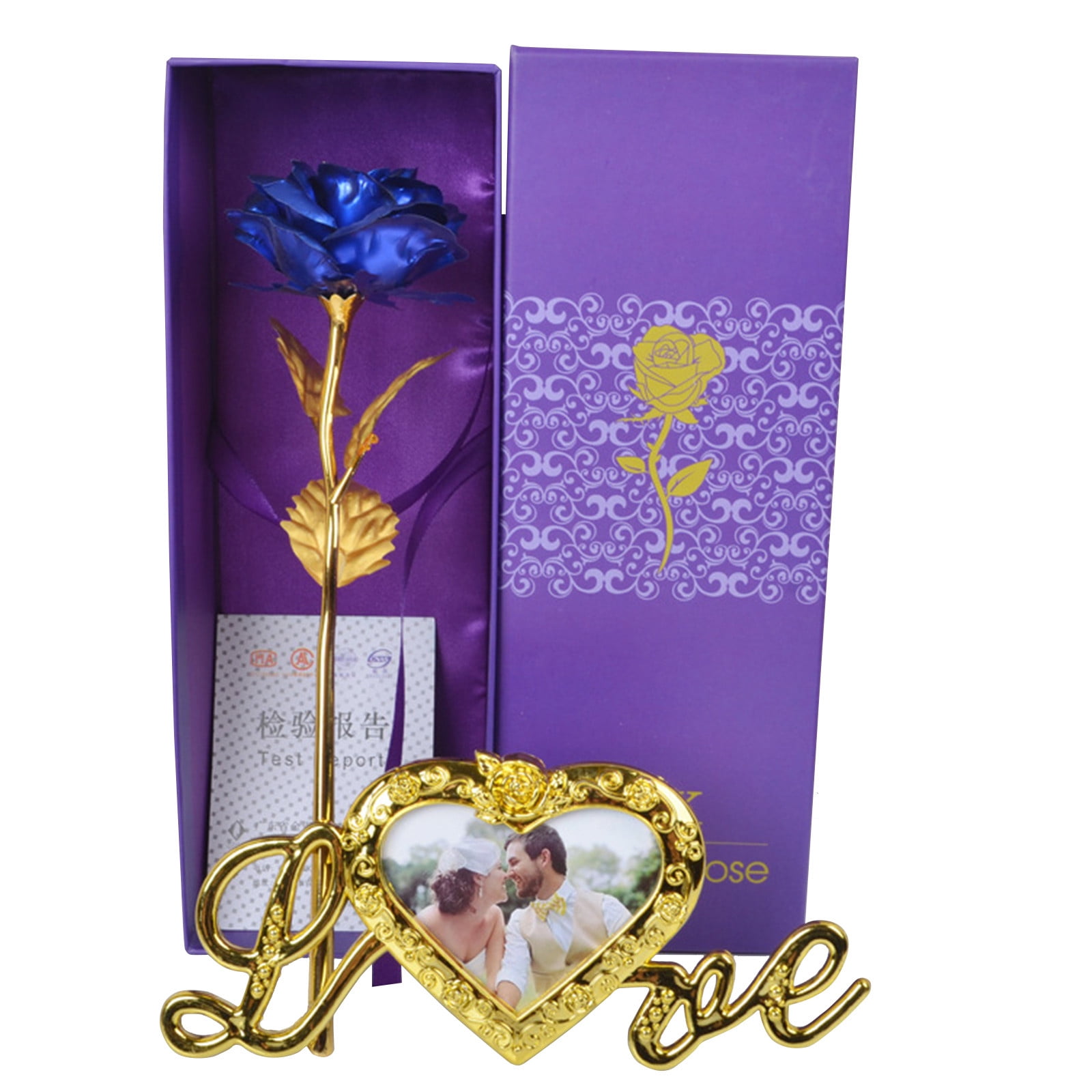 hengsof Gold Dipped Rose 24K Gold Rose, Romantic Gifts for Women in Her ...