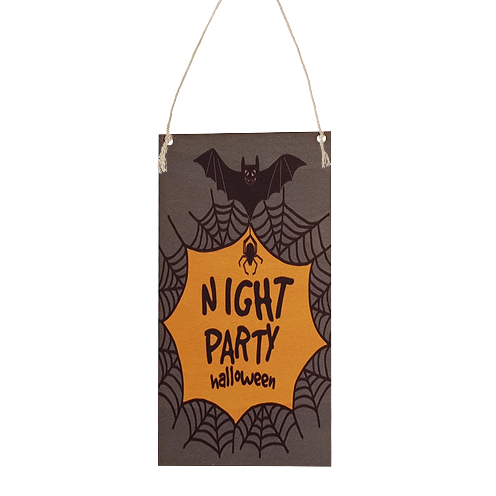hengsof Halloween Front Door Sign Scary Pumpkin Door Sign No Entry ...