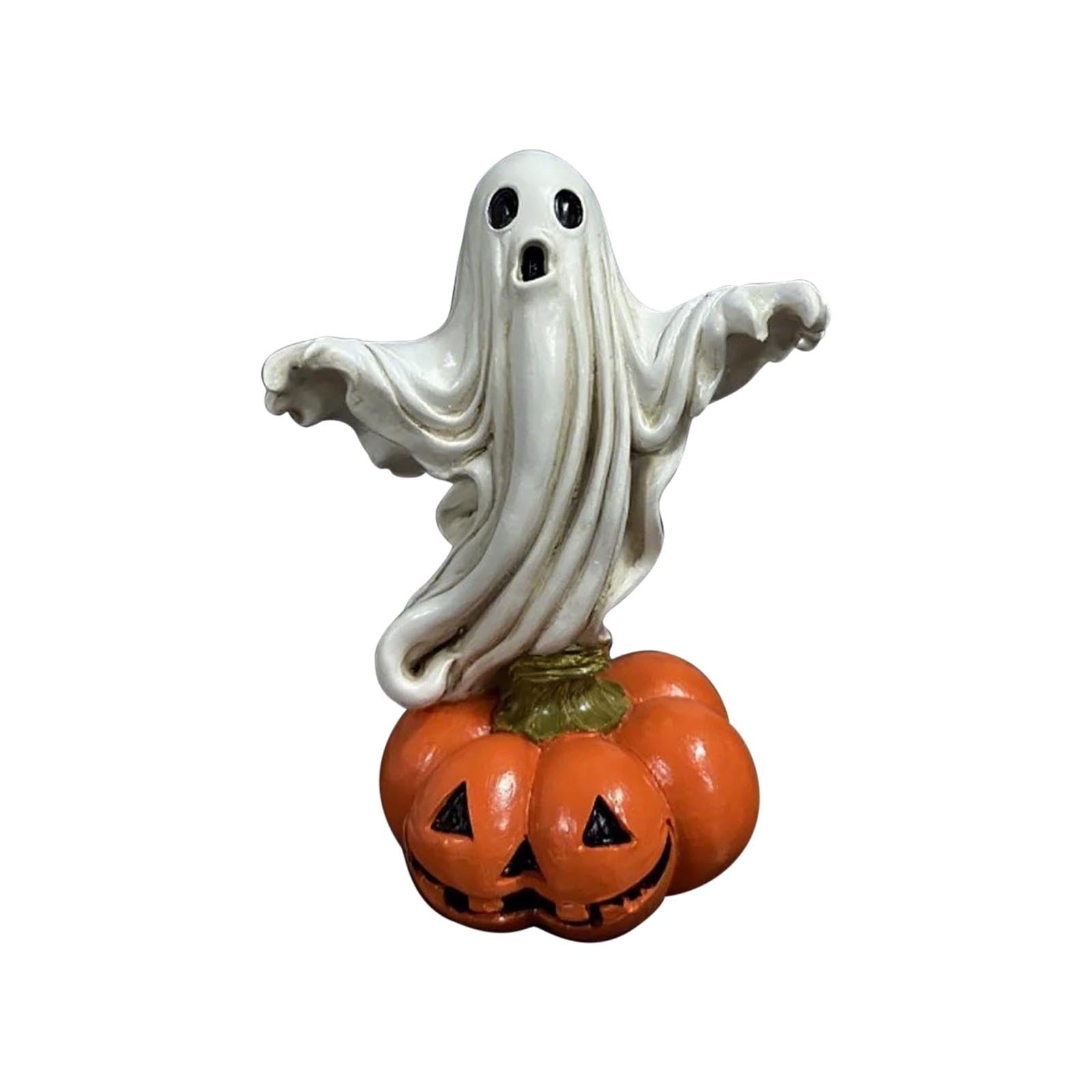 hengsof Halloween Ghost Decoration Small White Funny Ghost Ornaments ...