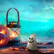 Skeleton Pumpkin Stand