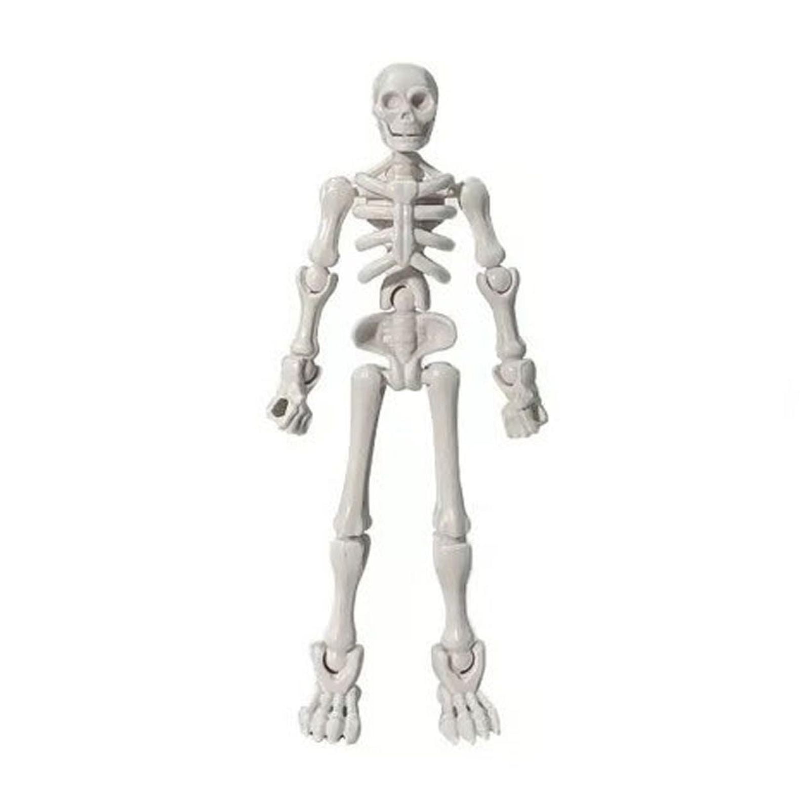 hengsof Halloween Skeletons Decorations, Full Body Posable Skeleton ...