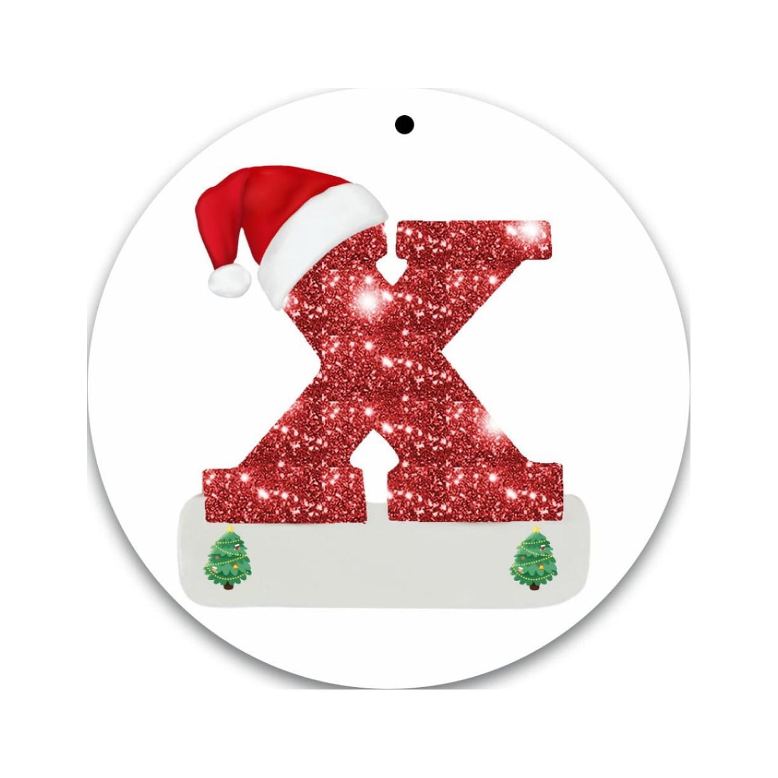 hengsof InitialLetter A Christmas Ornaments Christmas Alphabet Ornament ...
