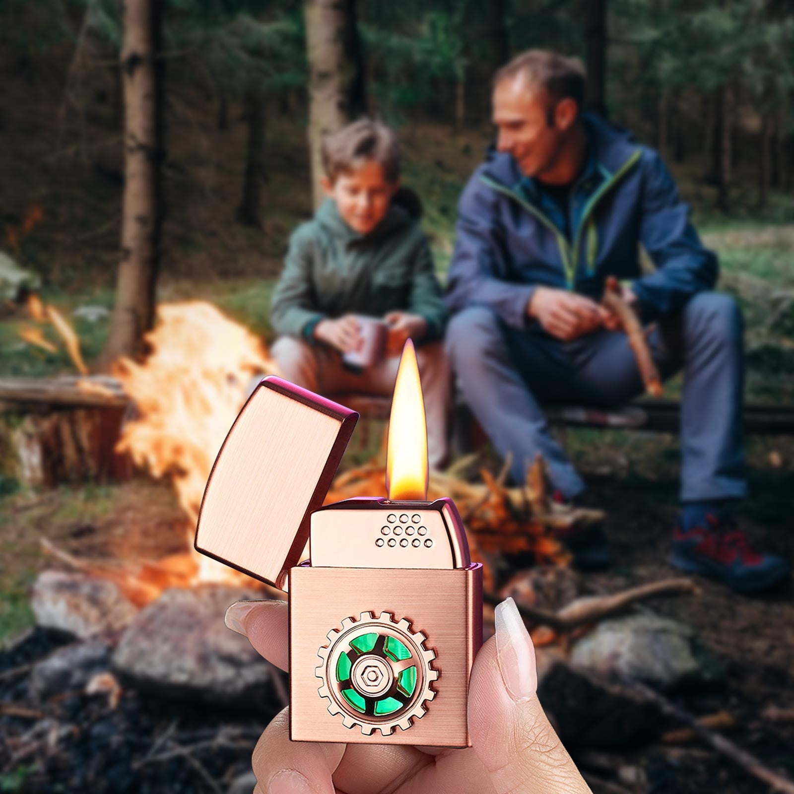 hengsof Intelligent Pneumatic Voice Controlled Electronic Lighter Voice ...