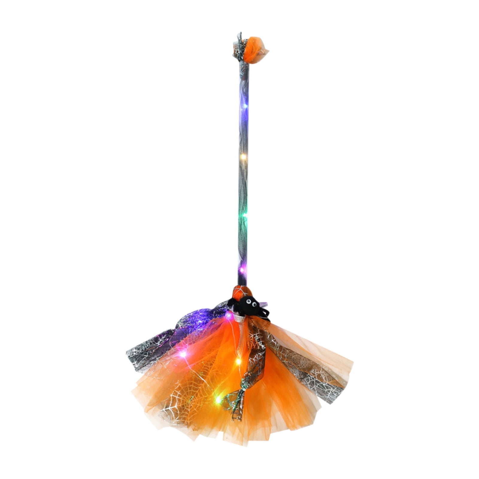 hengsof LED Colored Light Witch Broom Wizard Staff Witch Accessories ...