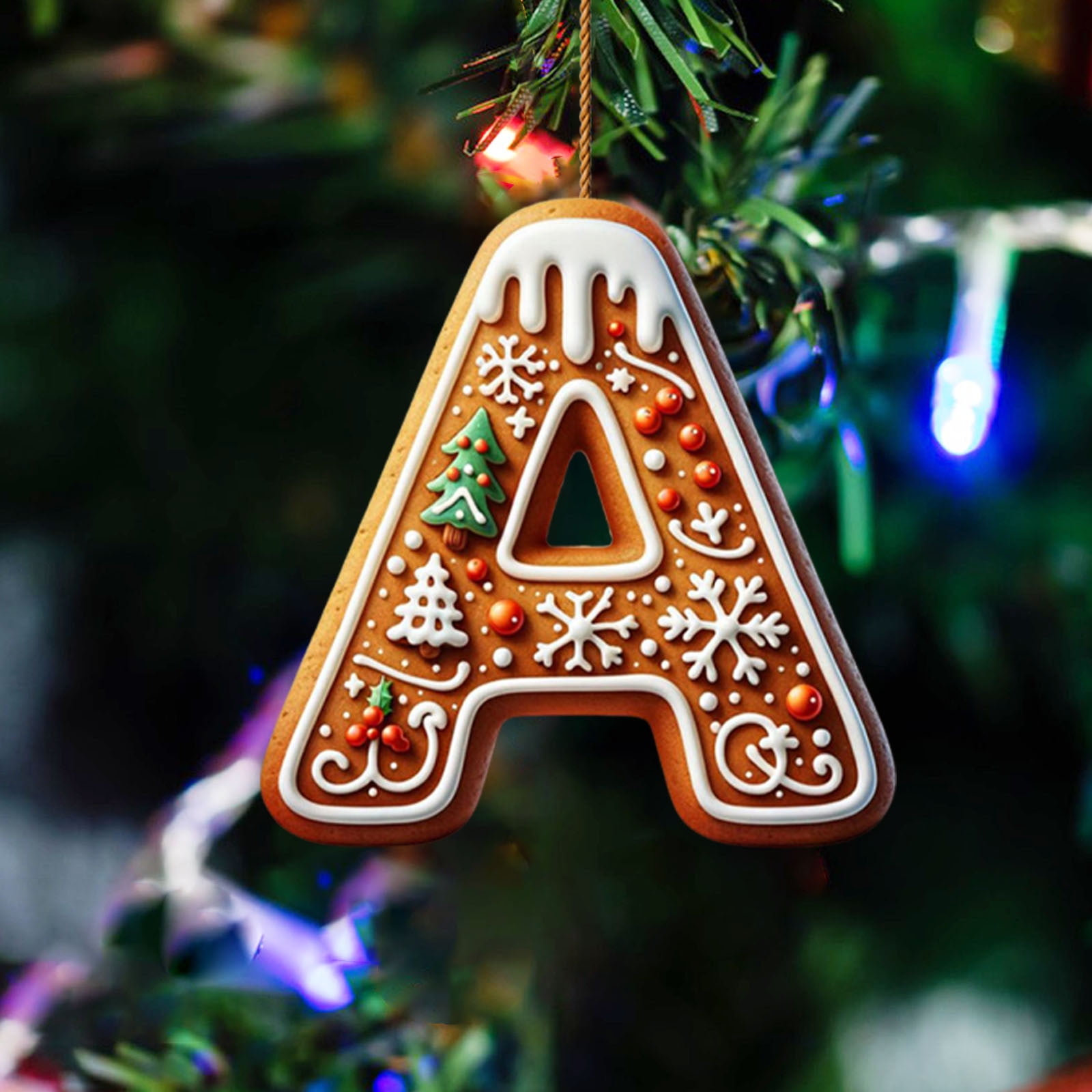 hengsof Personalized Wooden Letter Tags Name for Christmas Stockings ...