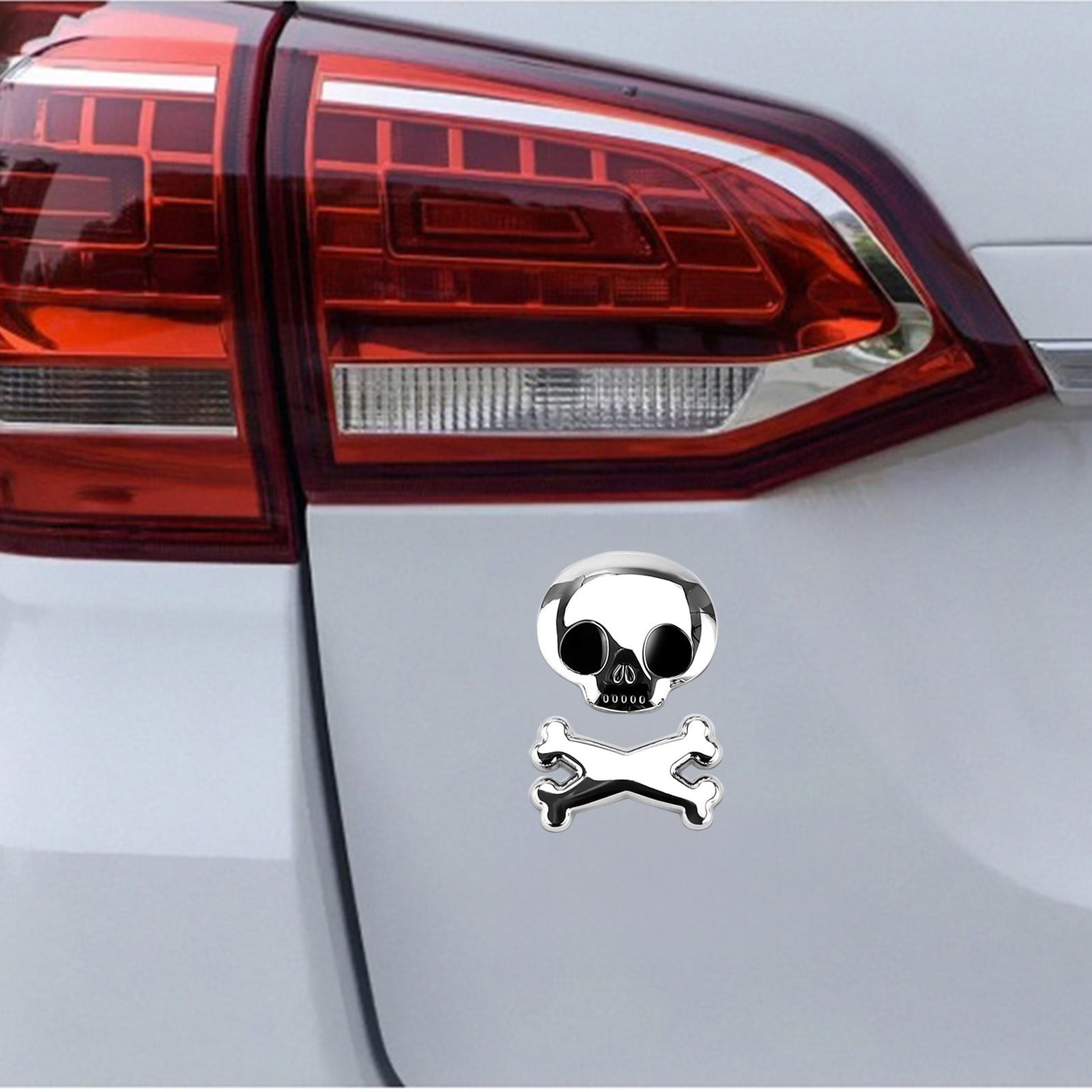 hengsof Skull Car Sticker Car Personality Car Sticker Skull Body ...