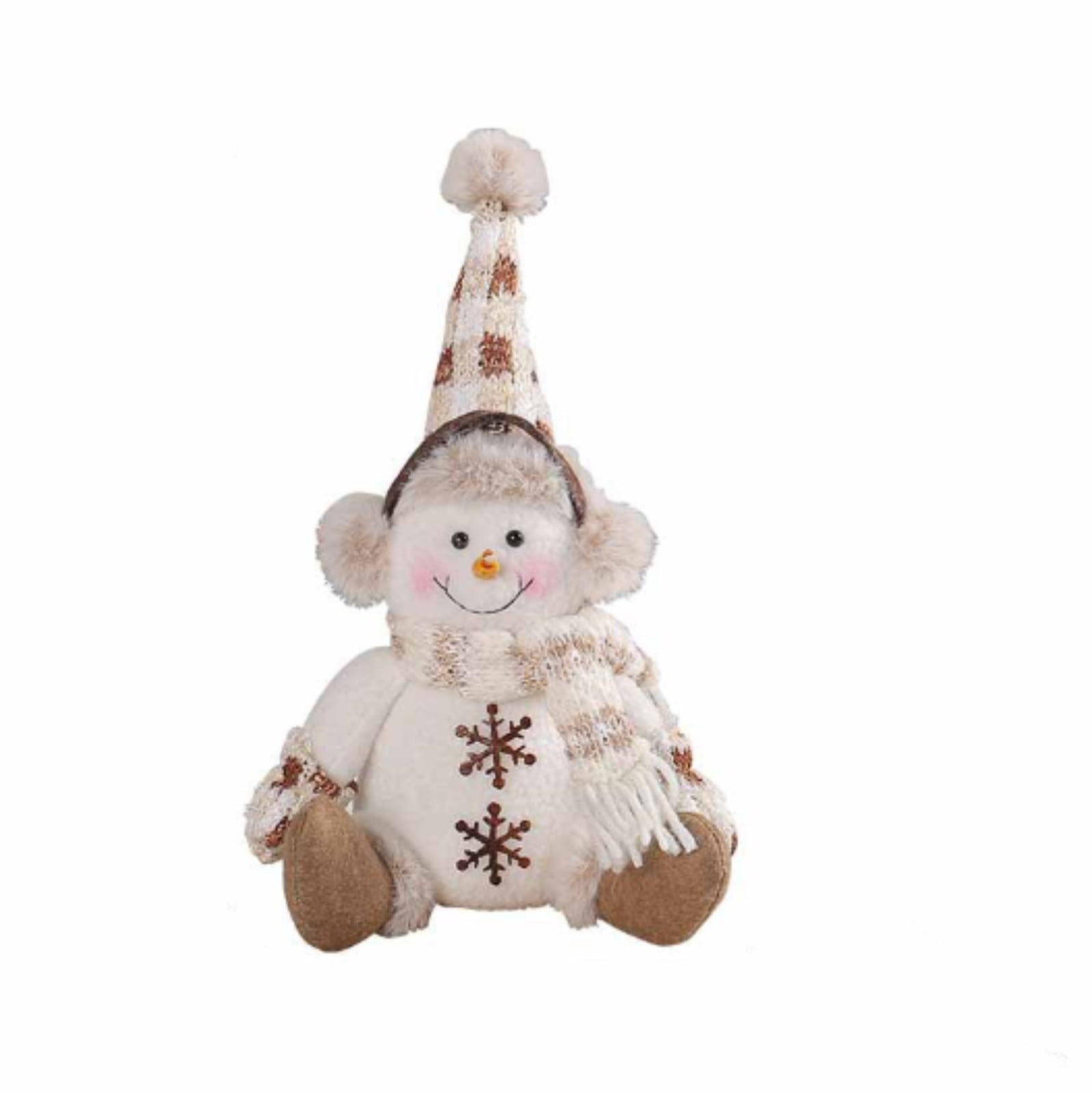 hengsof Snowman Christmas Decorations Indoor Snowman Figurines Decor ...