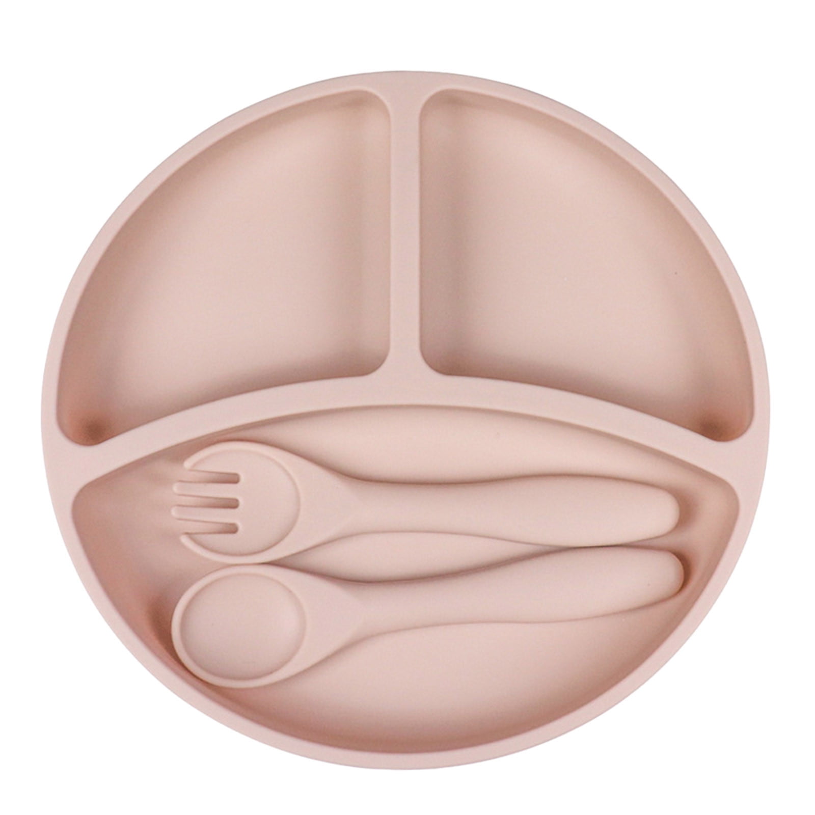 hengsof Suction Plates for Baby, Stay Put Divided Toddler Plates, Food ...