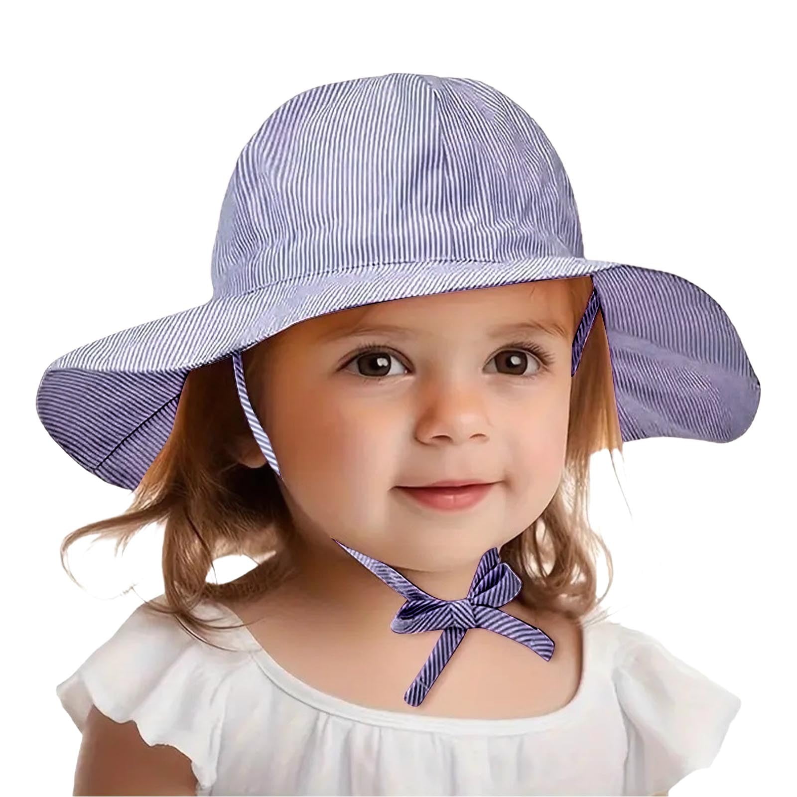 hengsof Toddler Baby Sun Hat Kids Summer UPF 50+ for Boys Girls ...