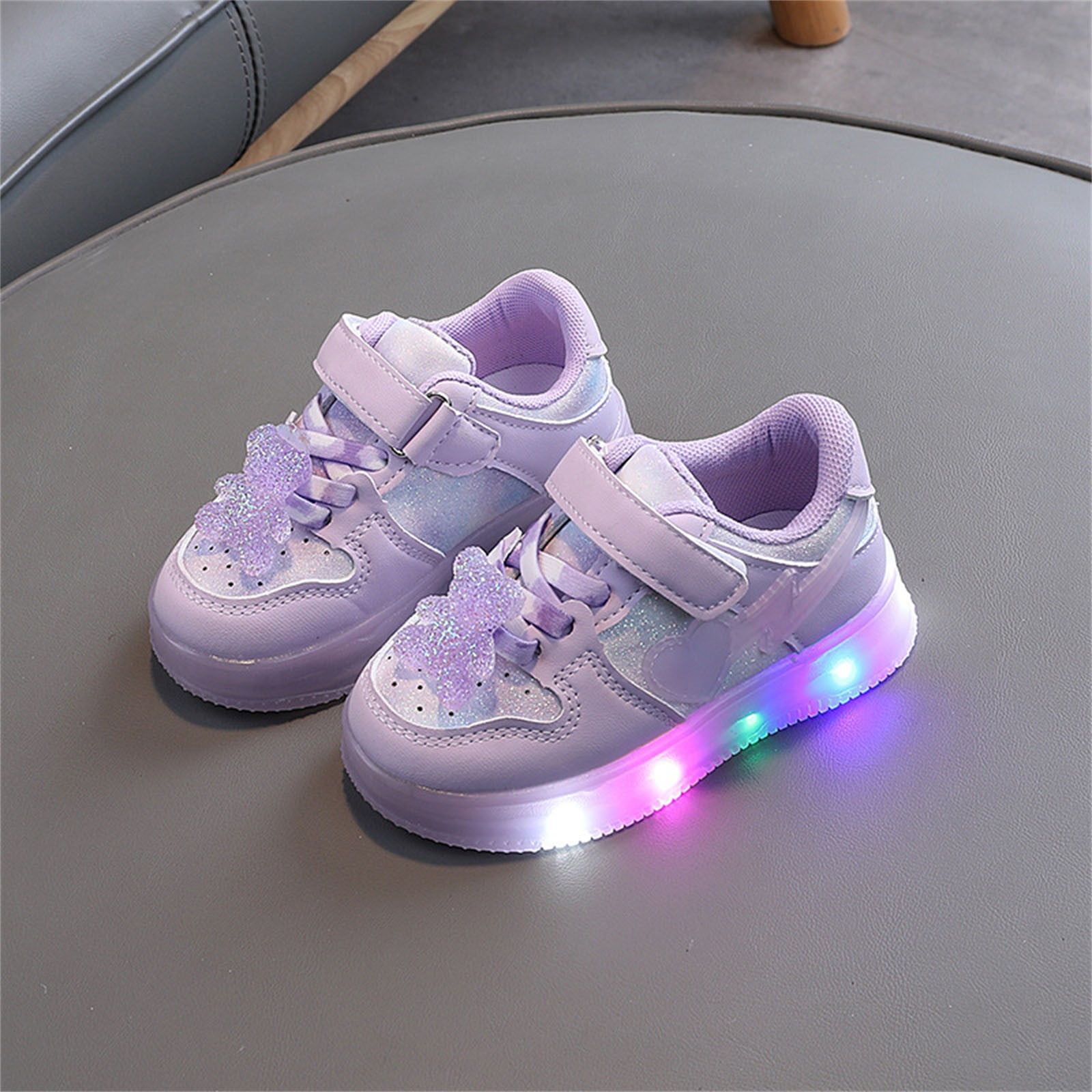 hengsof Toddler Boys Girls Light Up Shoes Lightweight Mesh Breathable ...