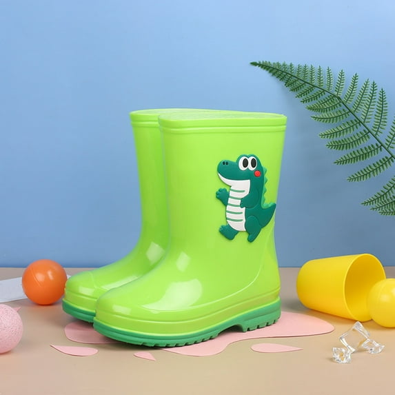 hengsof Toddler Kids Rain Boots Baby Rain Shoes Children Easy On ...