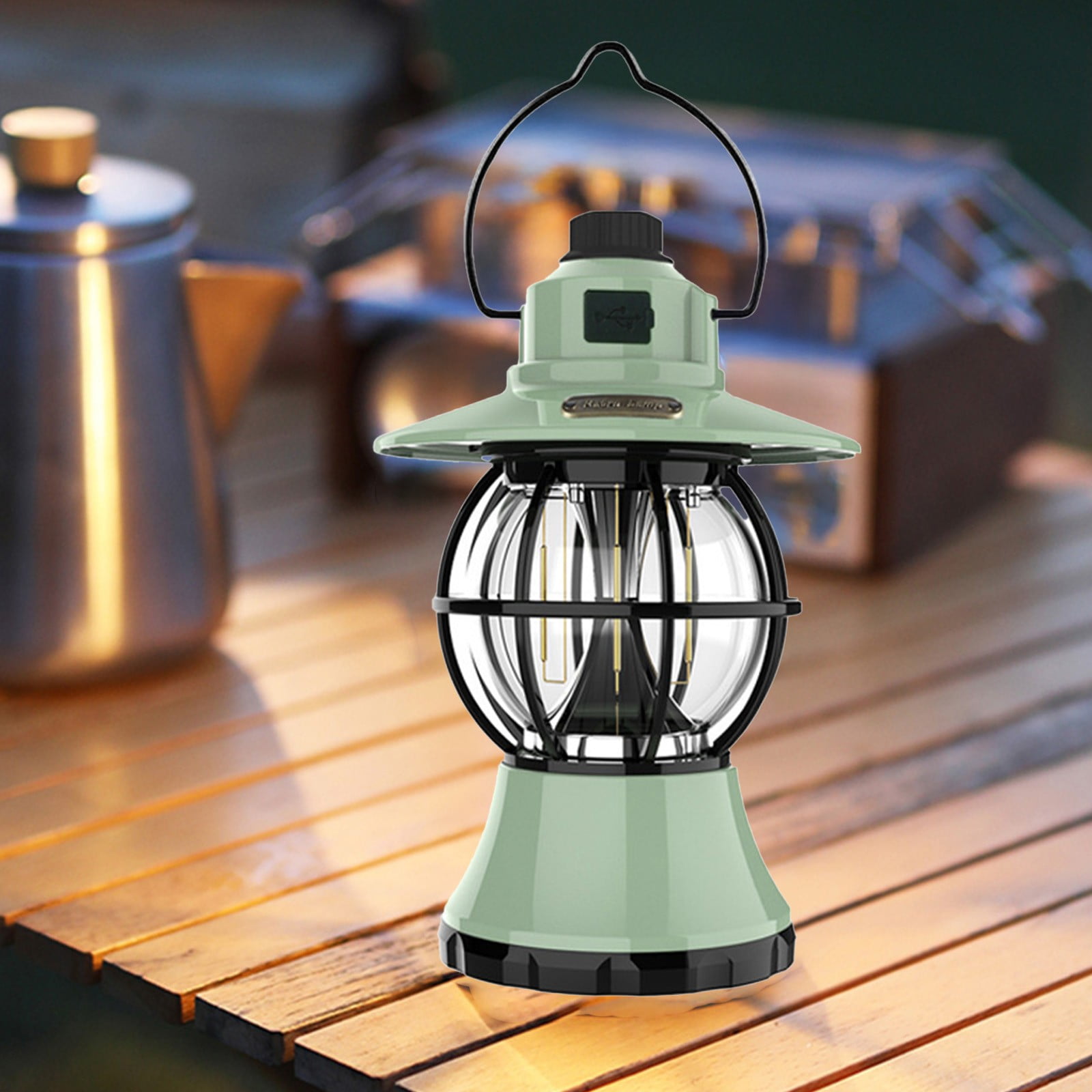 hengsof Vintage Camping Lights Infinitely Dimmable Tent Lights Ambient ...
