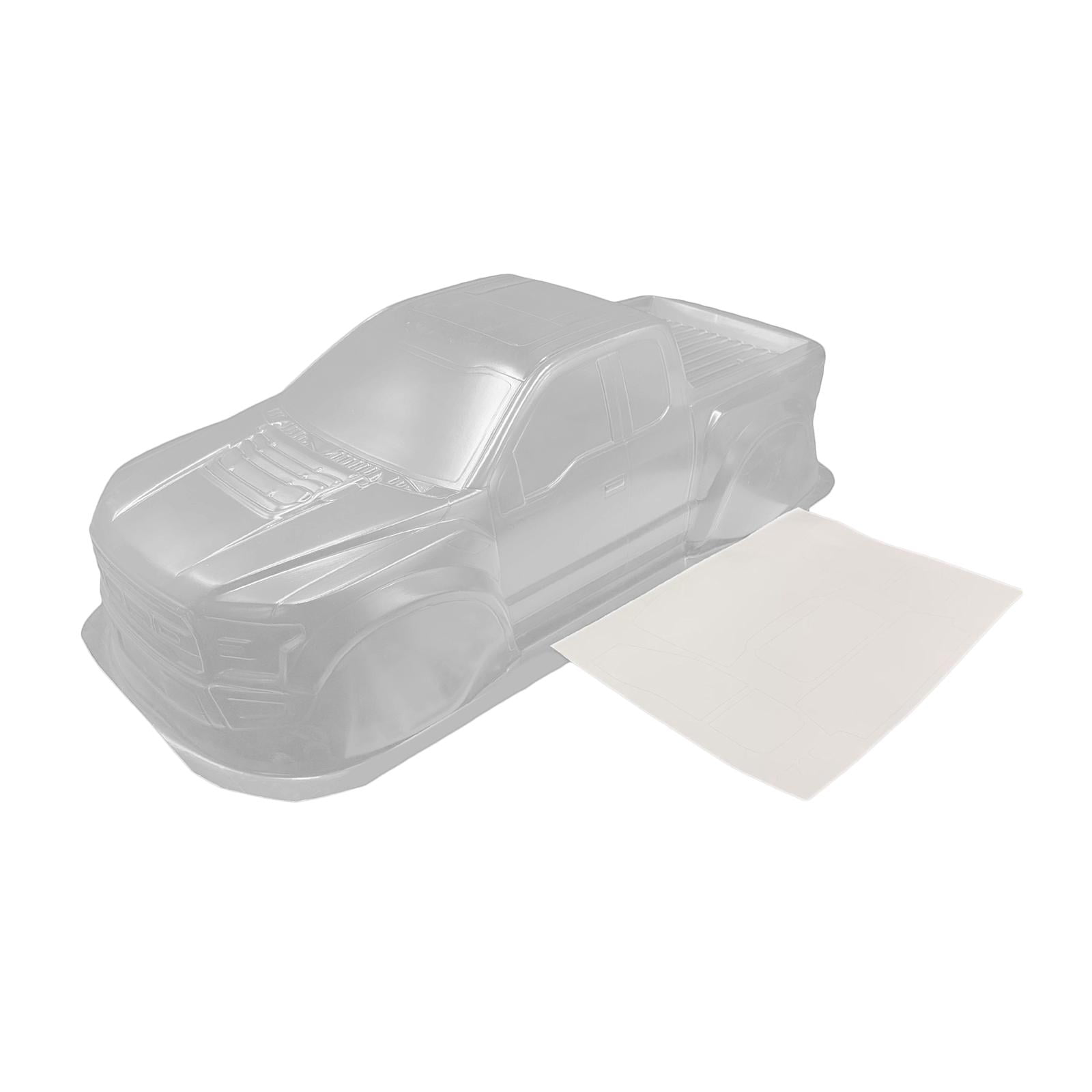 hengtong 1/10 RC Car Body Shell Transparent DIY Car/Truck Bodies wing ...