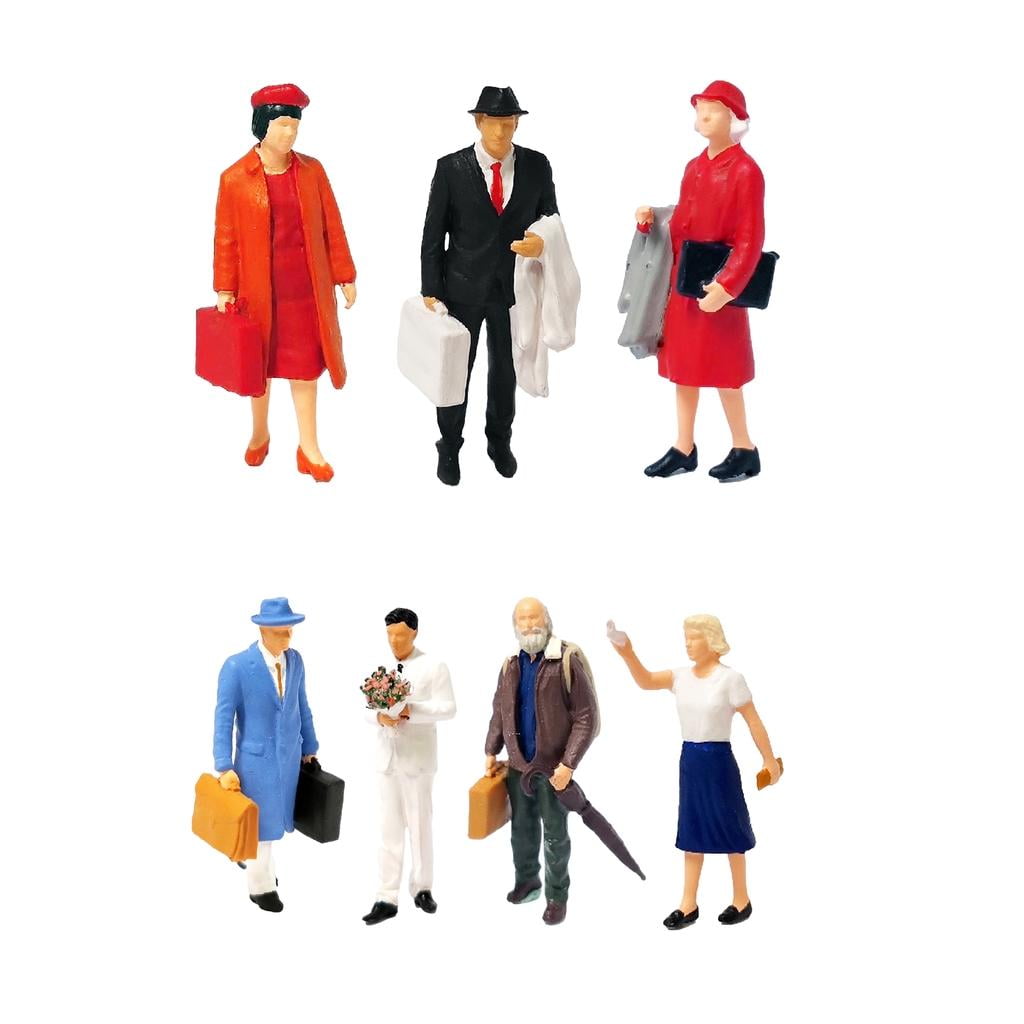 hengtong 1/87 Scale Hand Painted Resin People Figures Scene ...