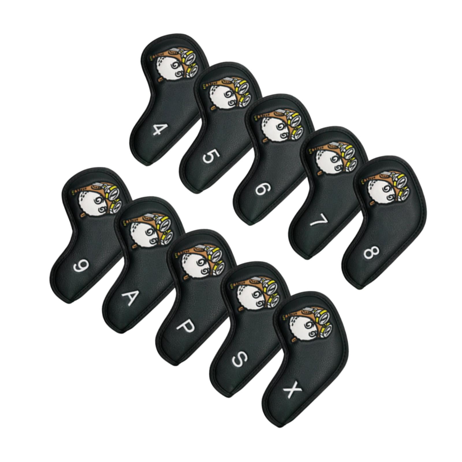 hengtong 10x Golf Iron Head Covers Set Pilots Pattern Golf Iron ...