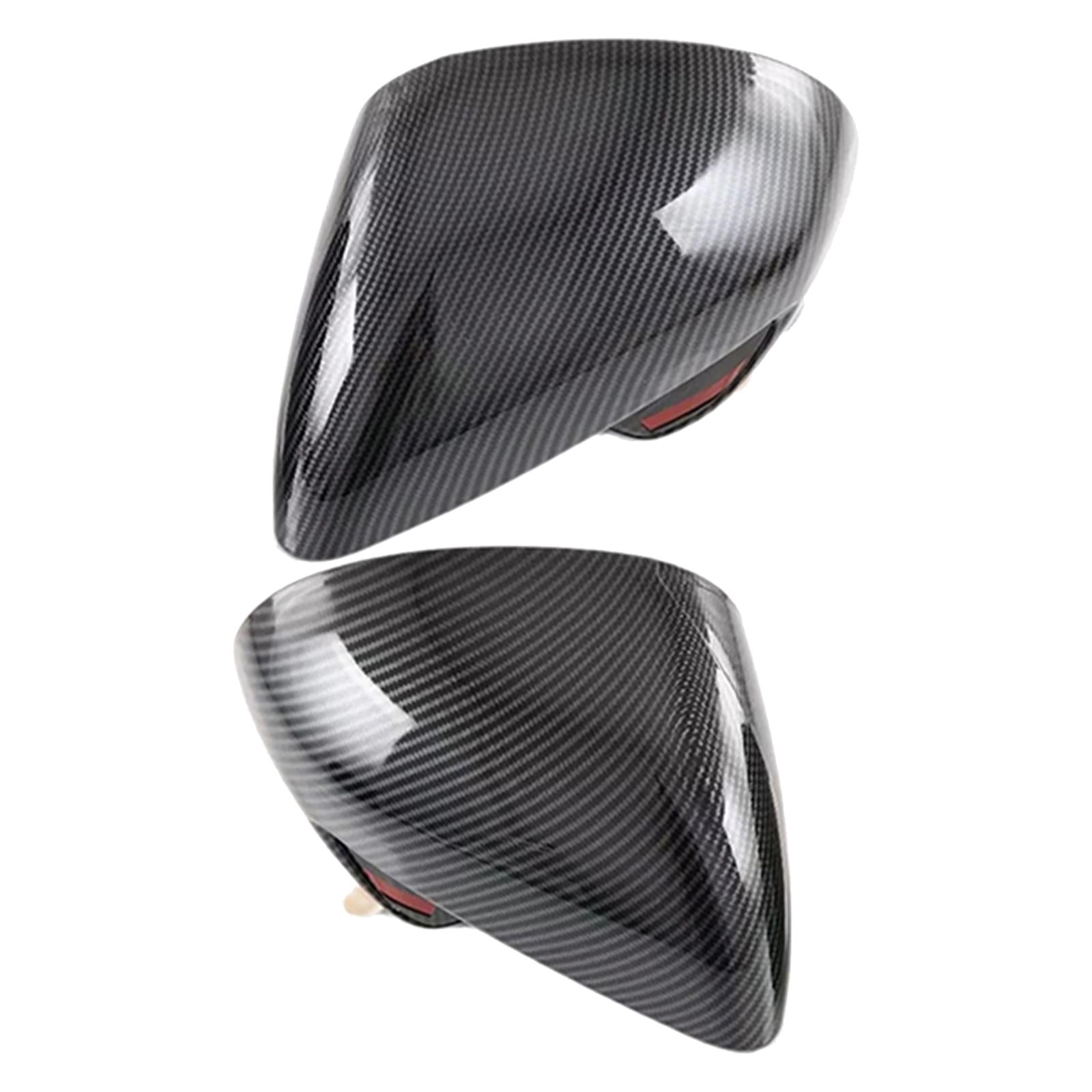 hengtong 2 Pieces Car Side Mirror Guard Cover Caps Trims Replace Parts ...