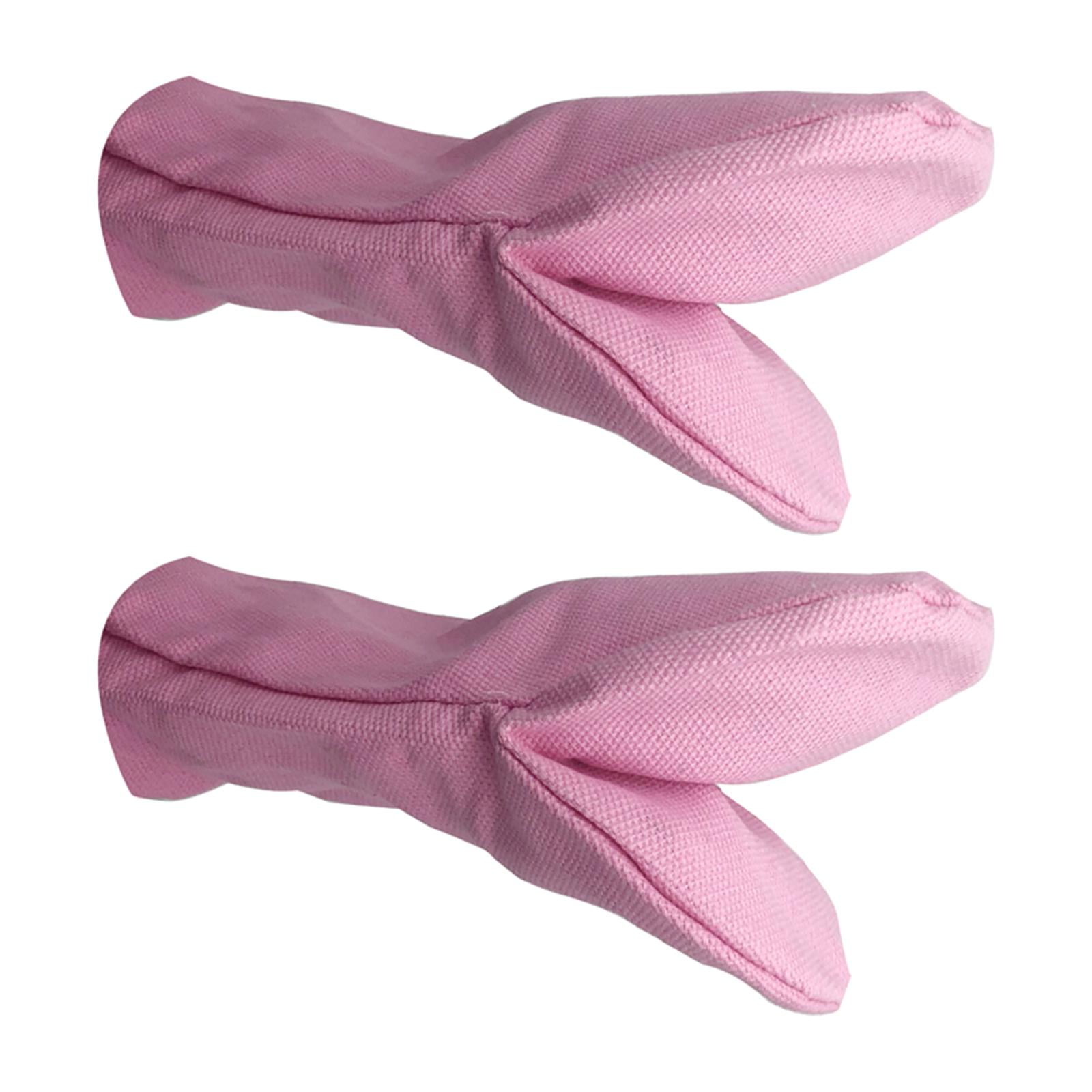 hengtong 2 Pieces DIY Hand Puppets Blank Canvas Role Play Pretend ...