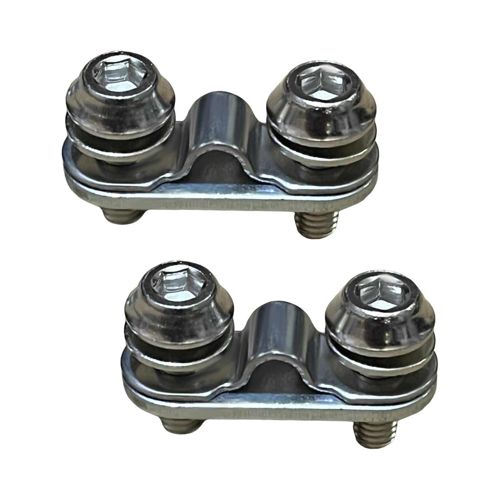 hengtong 2 Set Bike Shingle Leg Fixing Plate 1.26inch Long Sturdy Fixing Clamp - Walmart.com