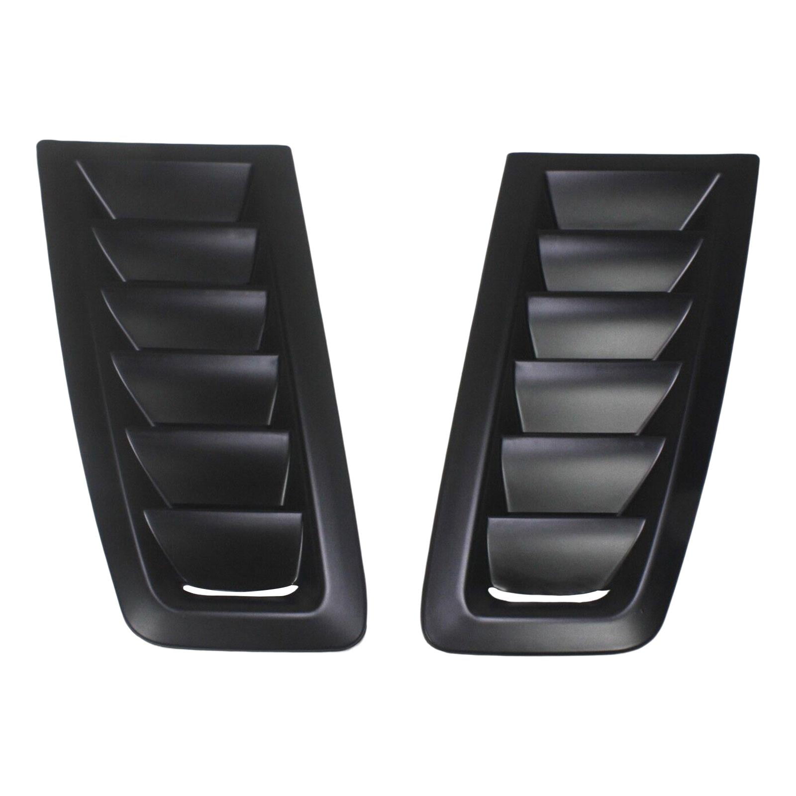 hengtong 2x Car Hood Vent Kit ABS Bonnet Vents Hood Trim Car Hood Vents ...