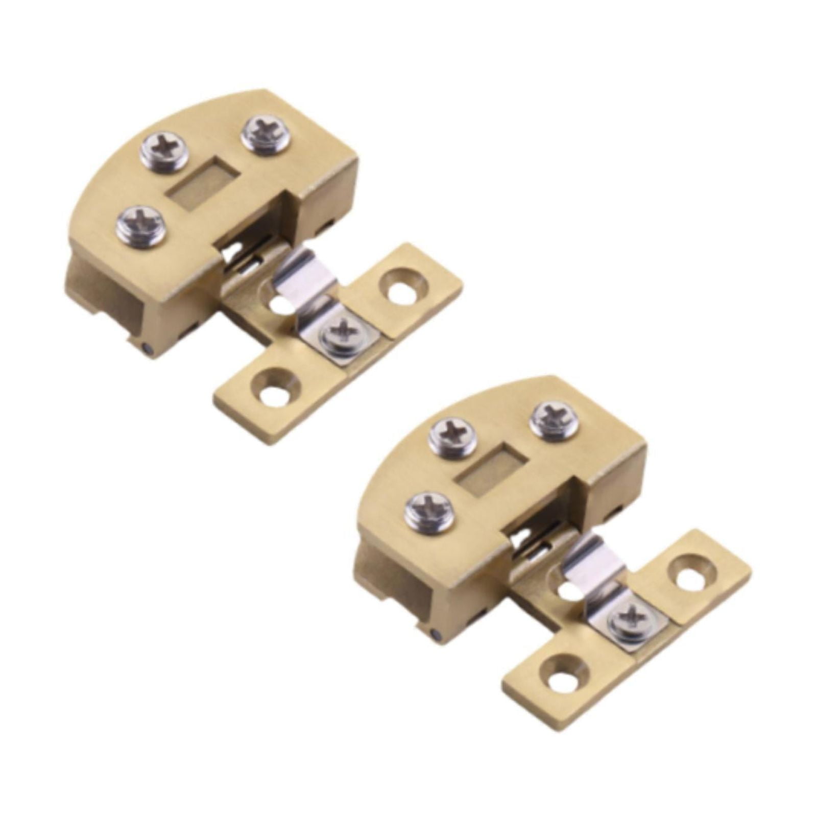 hengtong 2x Glass Door Hinge 90 degree Frameless Clamp for Showcase ...