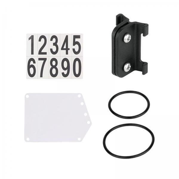 hengtong 2x Number Plate Holder with Rubber Bands Seatpost Quick ...