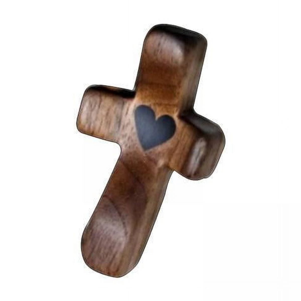 hengtong 2xHandheld Wooden Cross Christian Gift Praying Clutching Cross ...