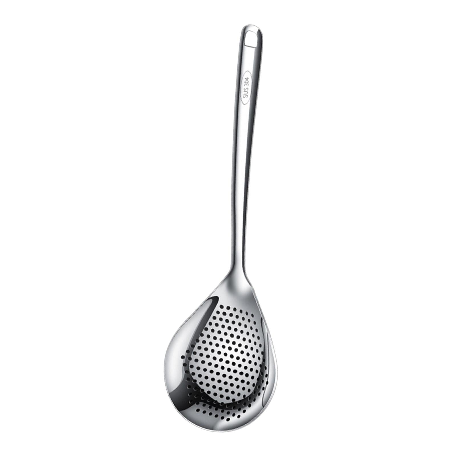 hengtong 304 Stainless Steel Skimmer Slotted Spoon Hanging Holes ...