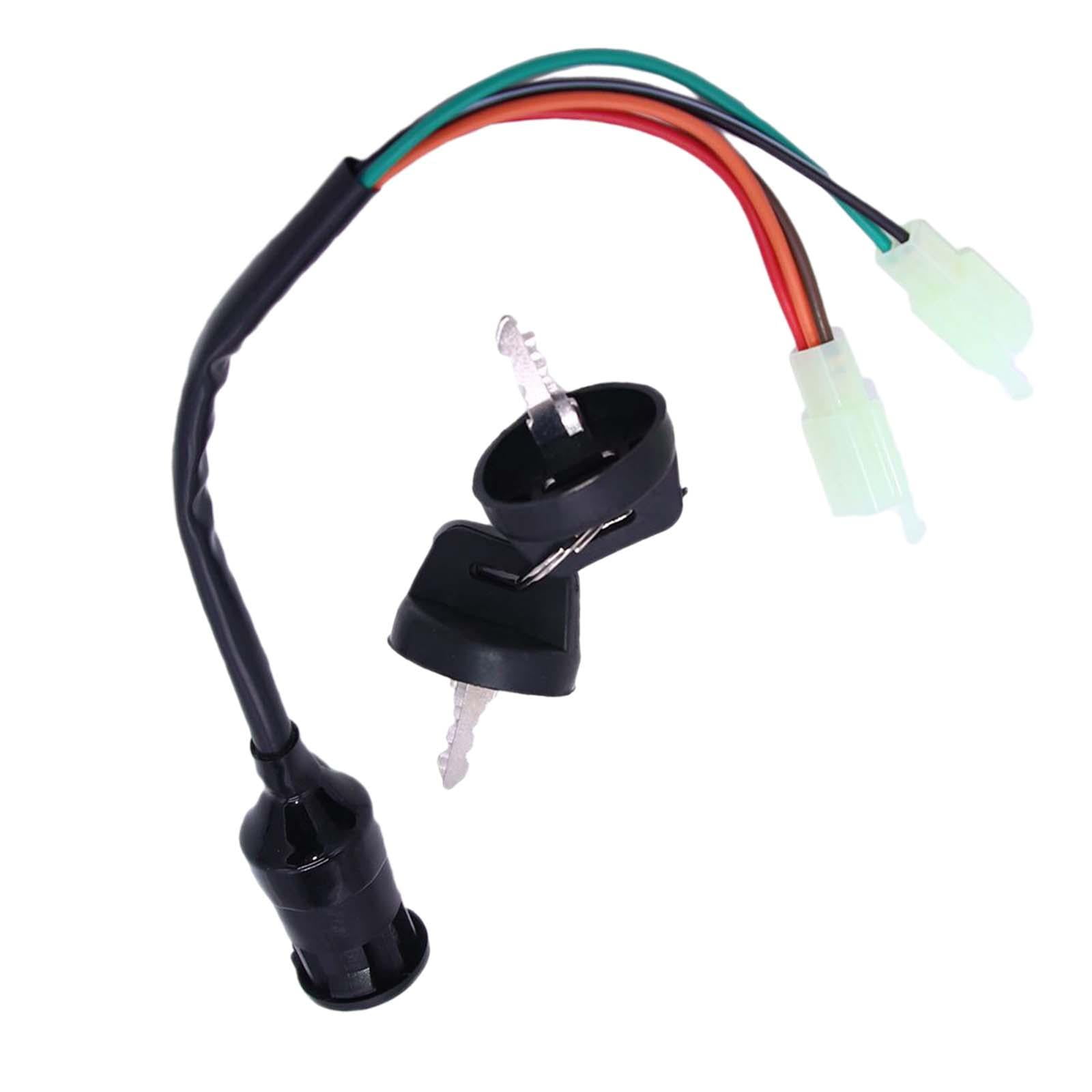 hengtong 5 Wire Ignition Key Switch Key Switch Ignition Switch Assembly ...
