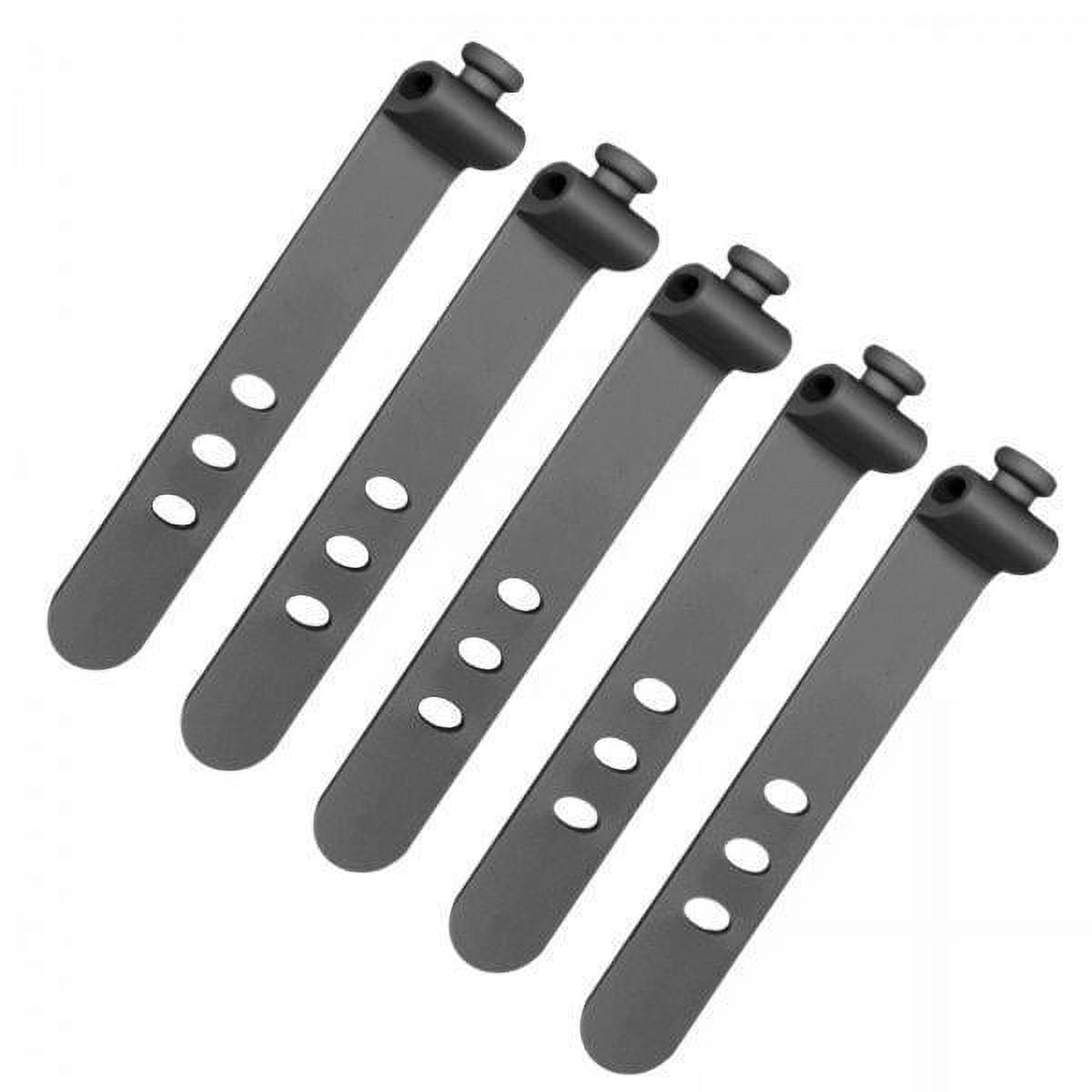 hengtong 5x5x Silicone Cable Ties Cord Management Ties Gadgets Reusable ...