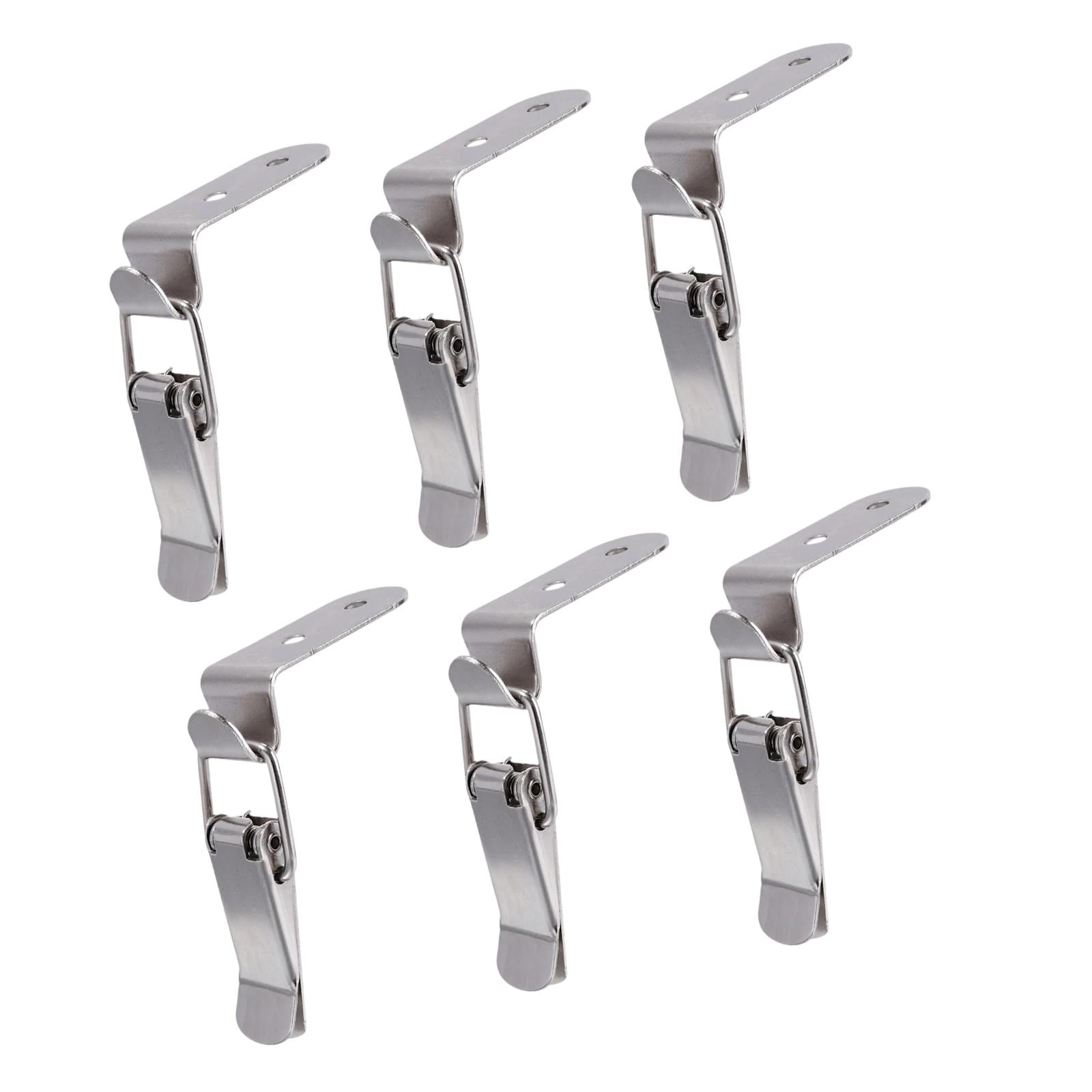 hengtong 6 Pieces 90 Degree Hook Lock Bolt Right Angle Door Hasp Latch ...