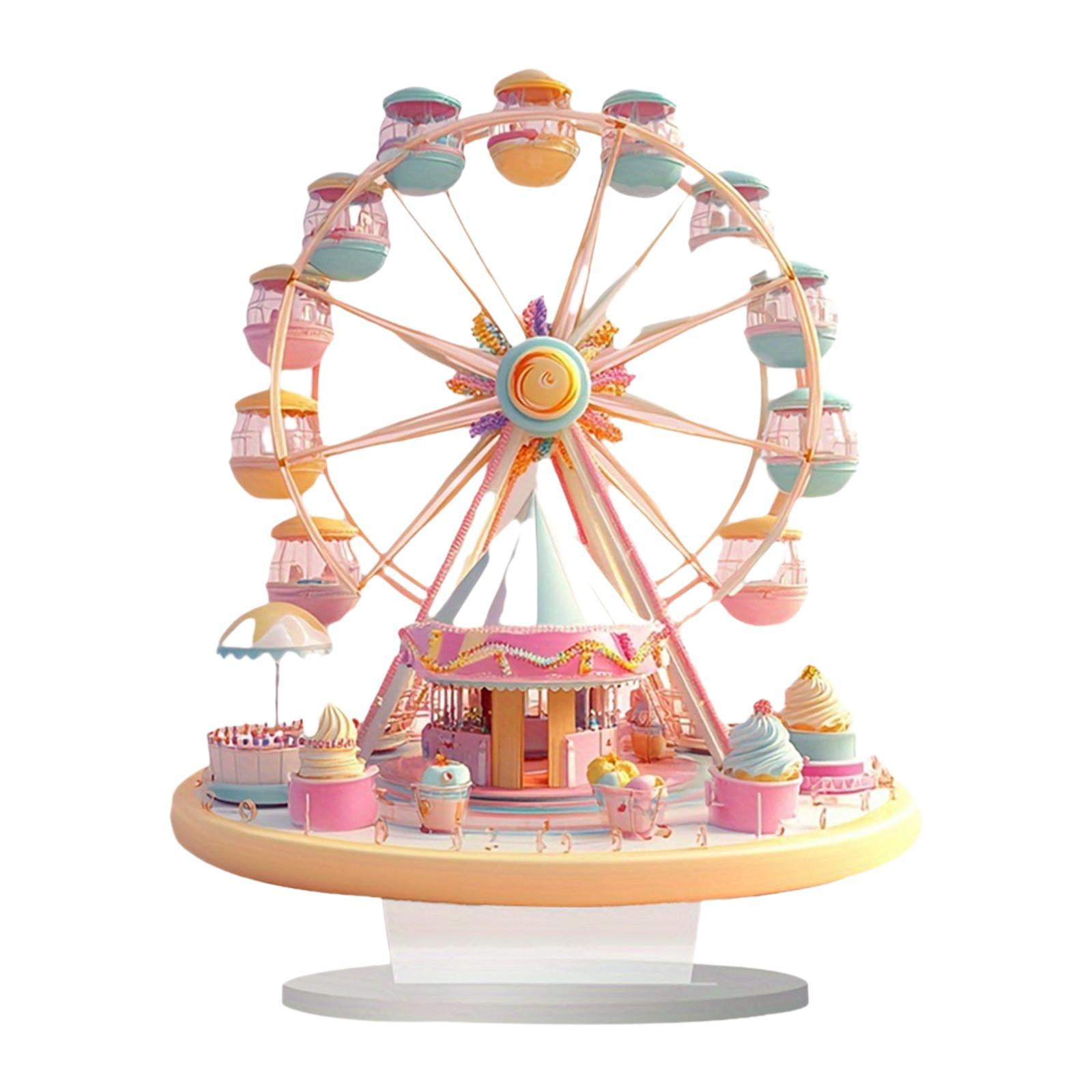 hengtong Acrylic Ferris Wheel Ornament Desktop Decoration for Festival ...