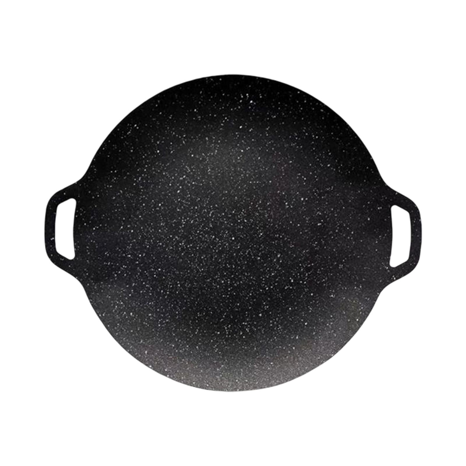 hengtong BBQ Frying Pan Cooking Meat with Handle Cast Iron Nonstick ...
