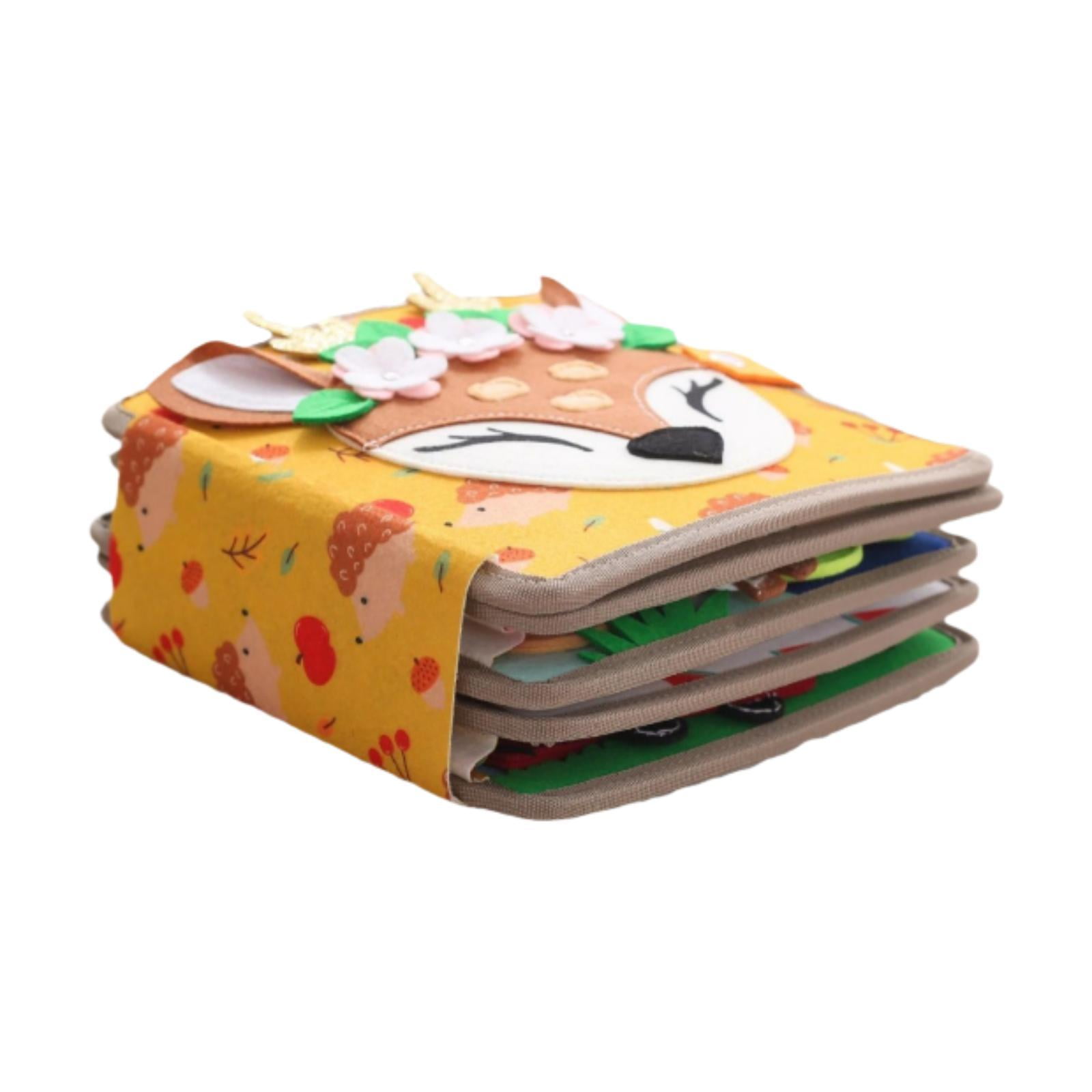 hengtong Busy Board Montessori Toy DIY Felt Learning Board for Children ...