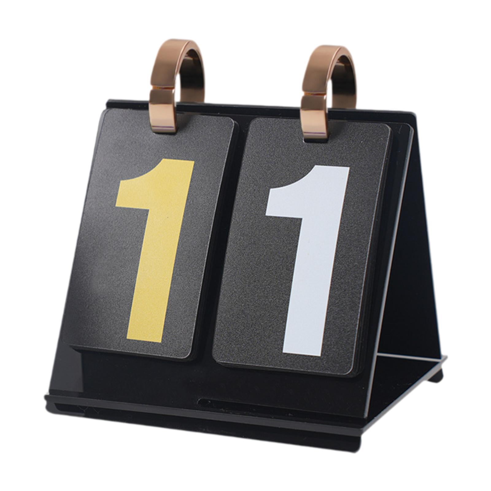 hengtong Card Board Game Scoreboard Flip Number Score Keeper Desktop ...