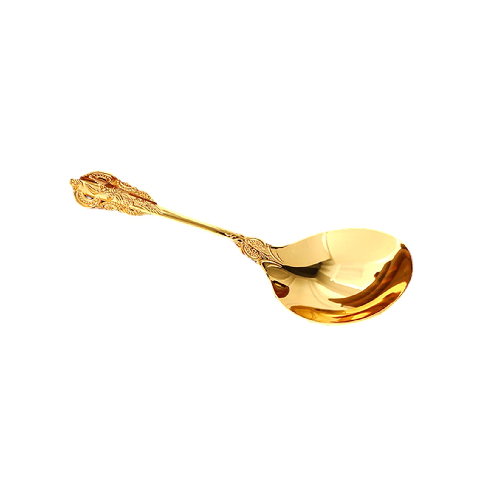hengtong Catering Spoon Serving Spoon, Tableware Metal Embossed ...