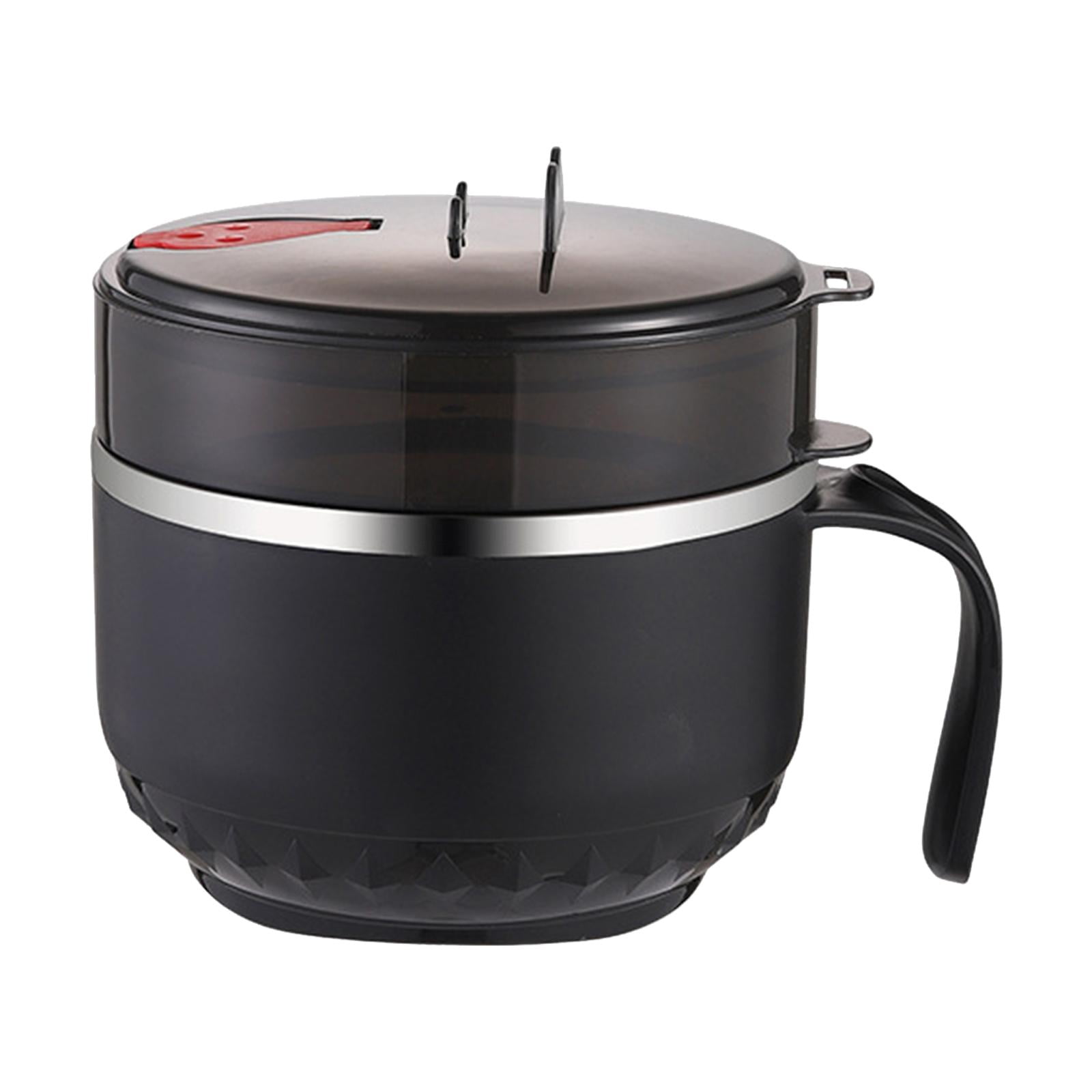 hengtong Cereal Ramen Pot, Portable Noodle Pot Salad Bowl Ramen Bowl ...