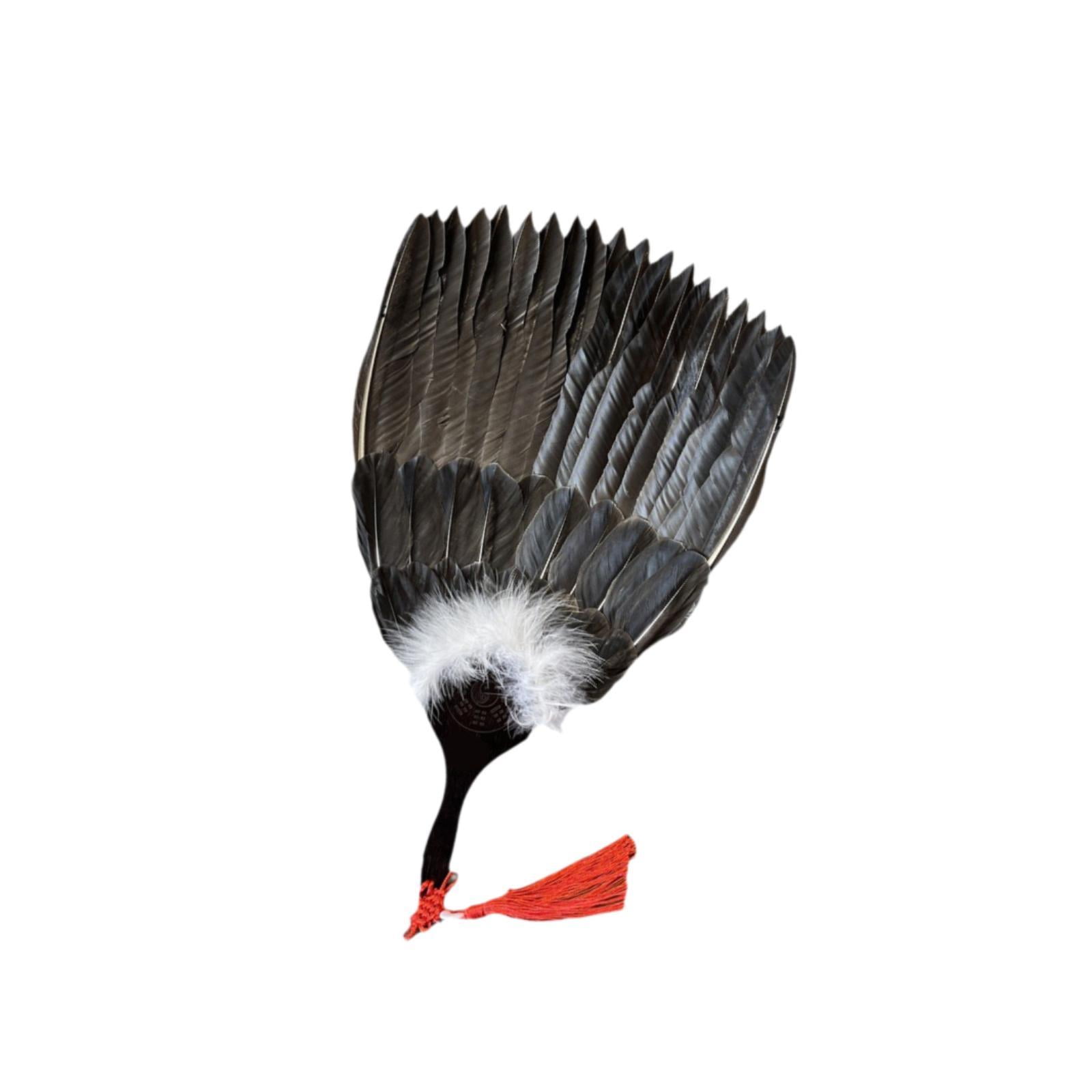 hengtong Chinese Fan Ancient Chinese Zhuge Liang Feather Fan for ...