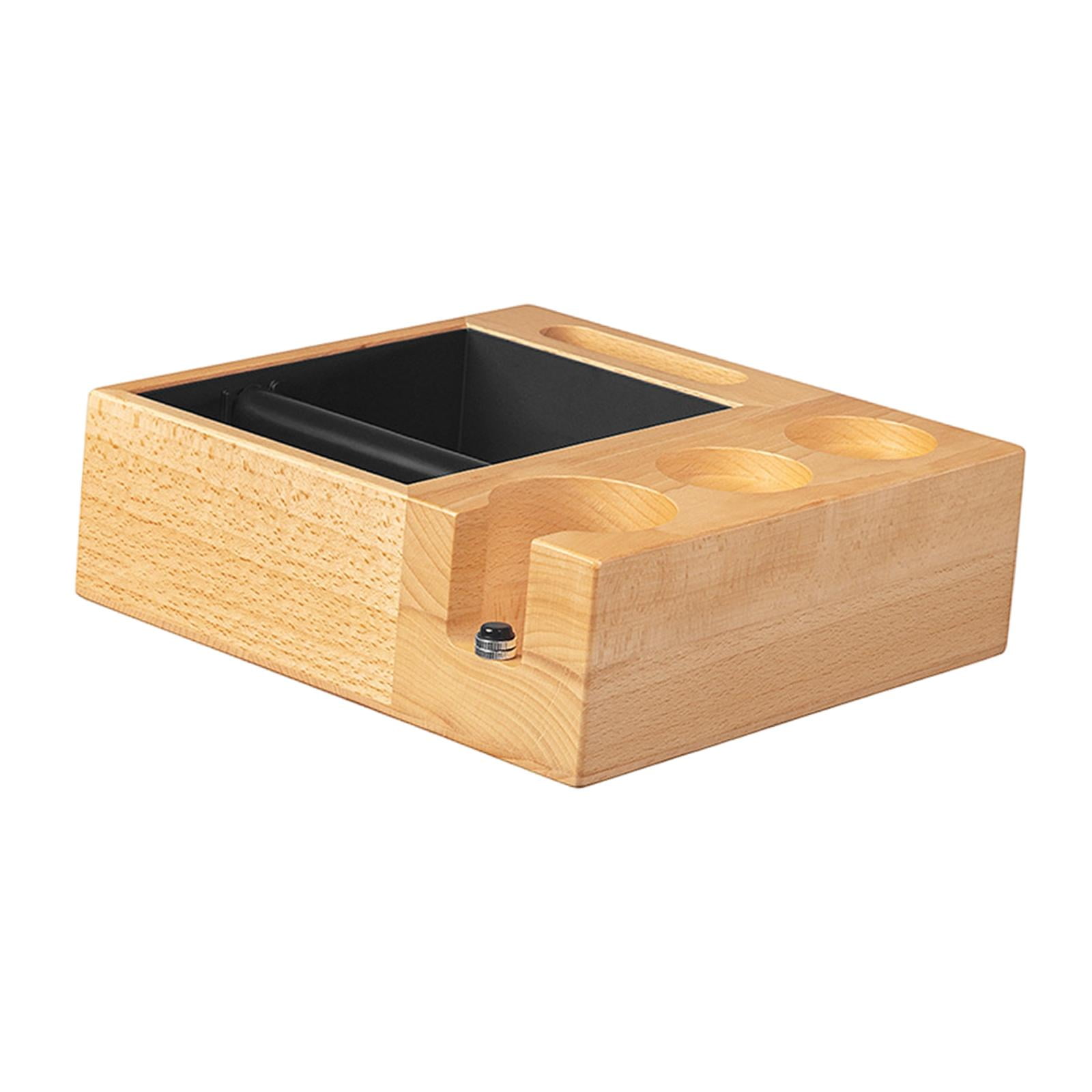 hengtong Espresso Coffee Organizer Box Easy to Use Coffee Grounds Box ...