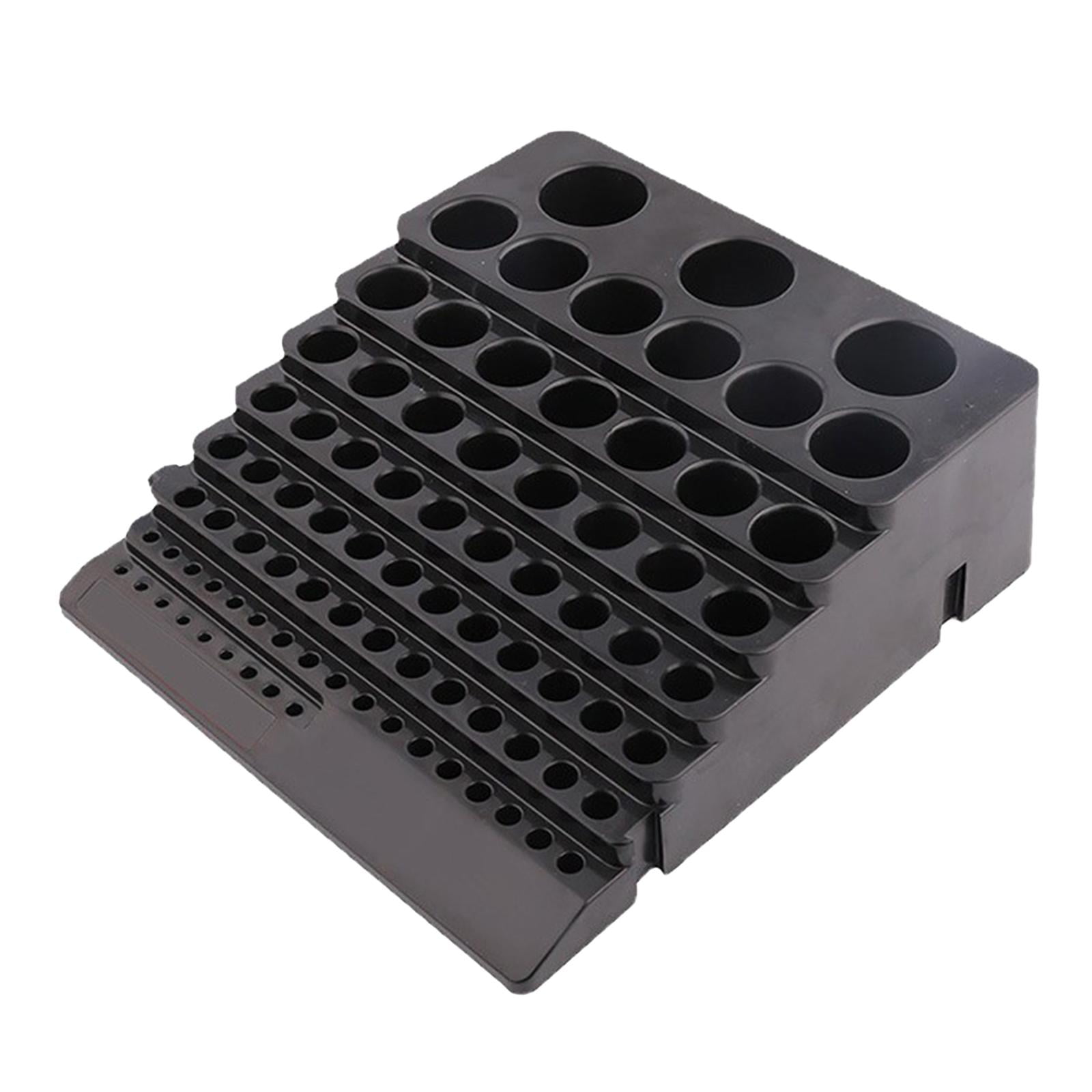 hengtong Hex Bit Organizer Container with 85 Holes Display Box ...