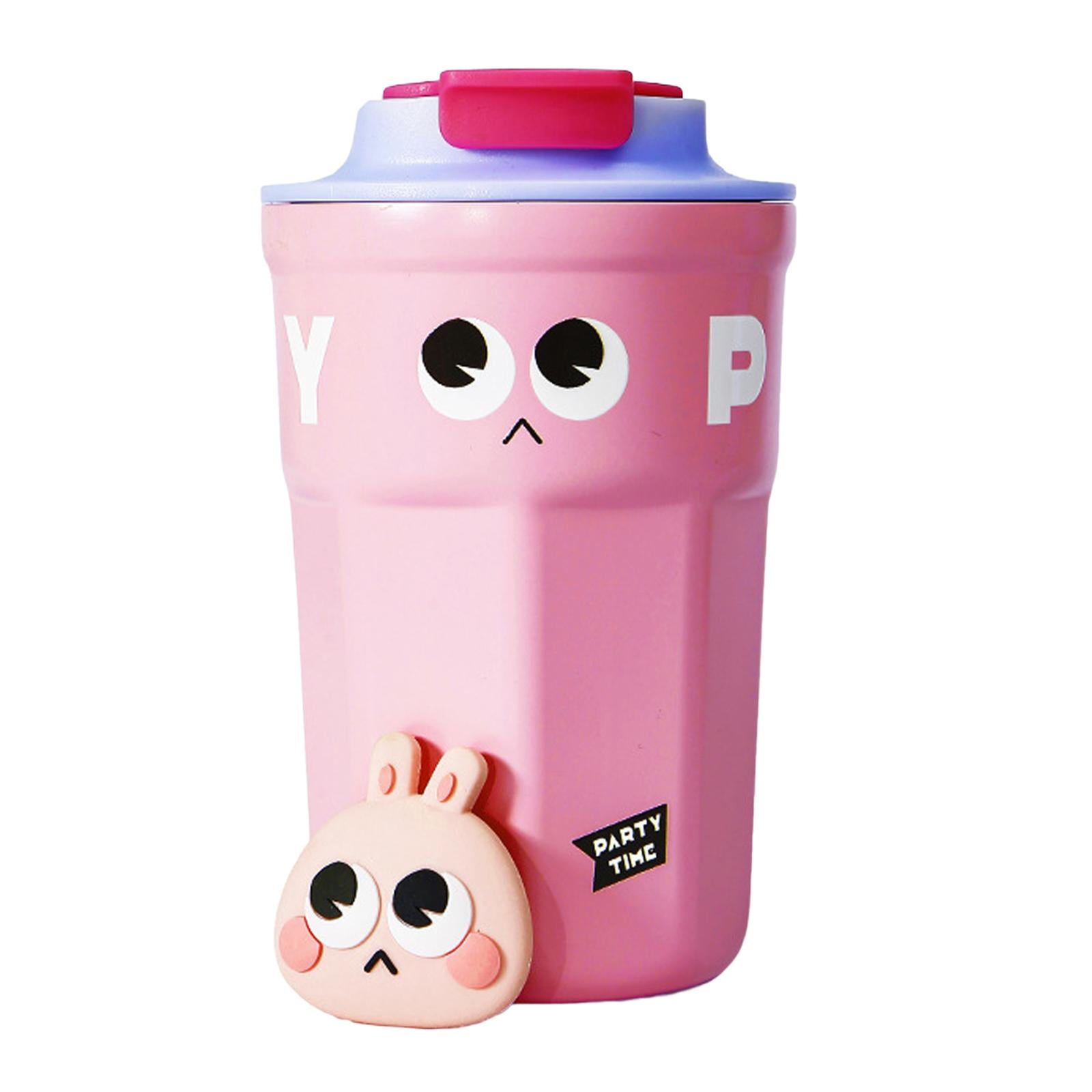 hengtong Insulated Coffee Travel Mug Cold Water Cup with Lanyard Lid ...