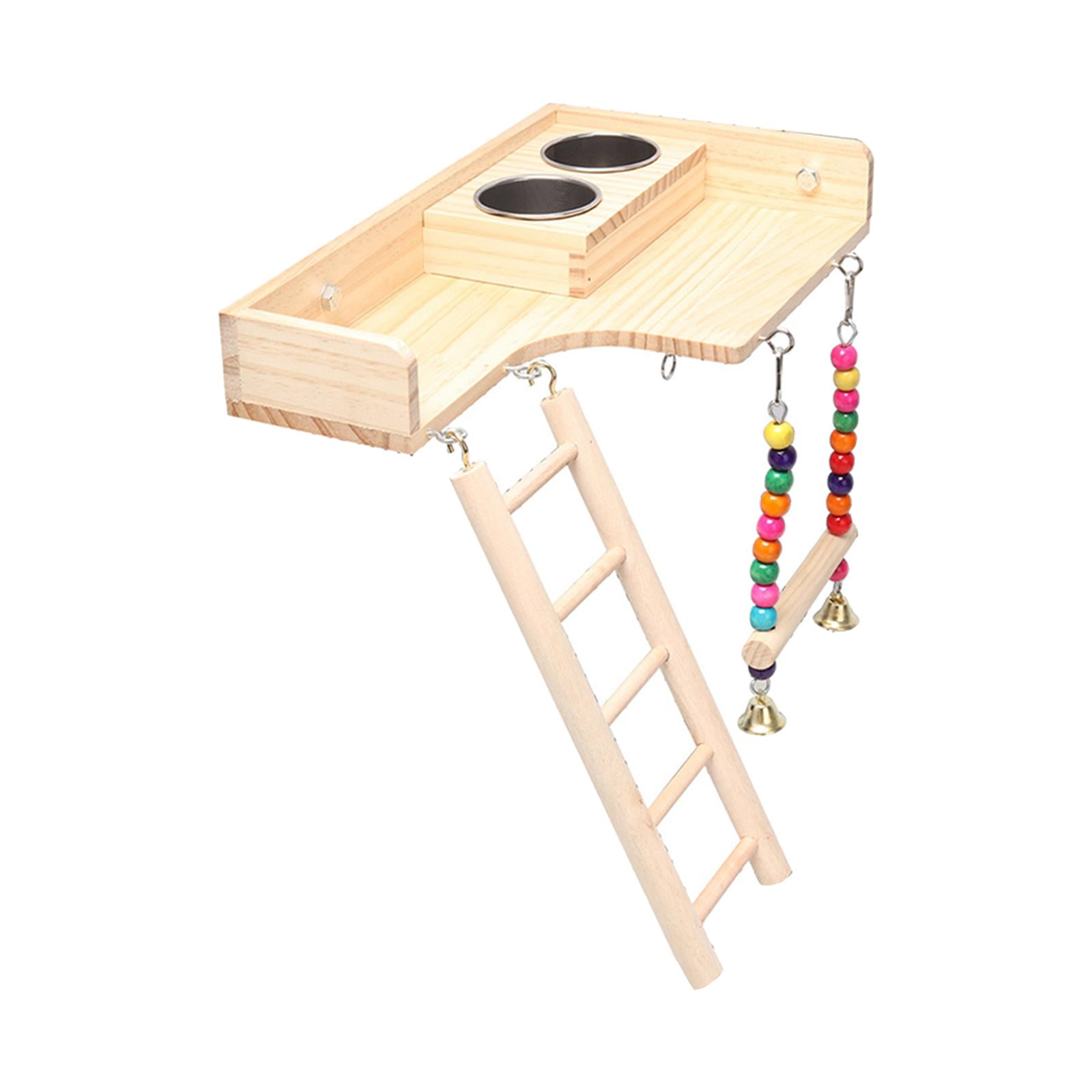 hengtong Interactive Wooden Bird Playground for Pet Parrots Climbing ...