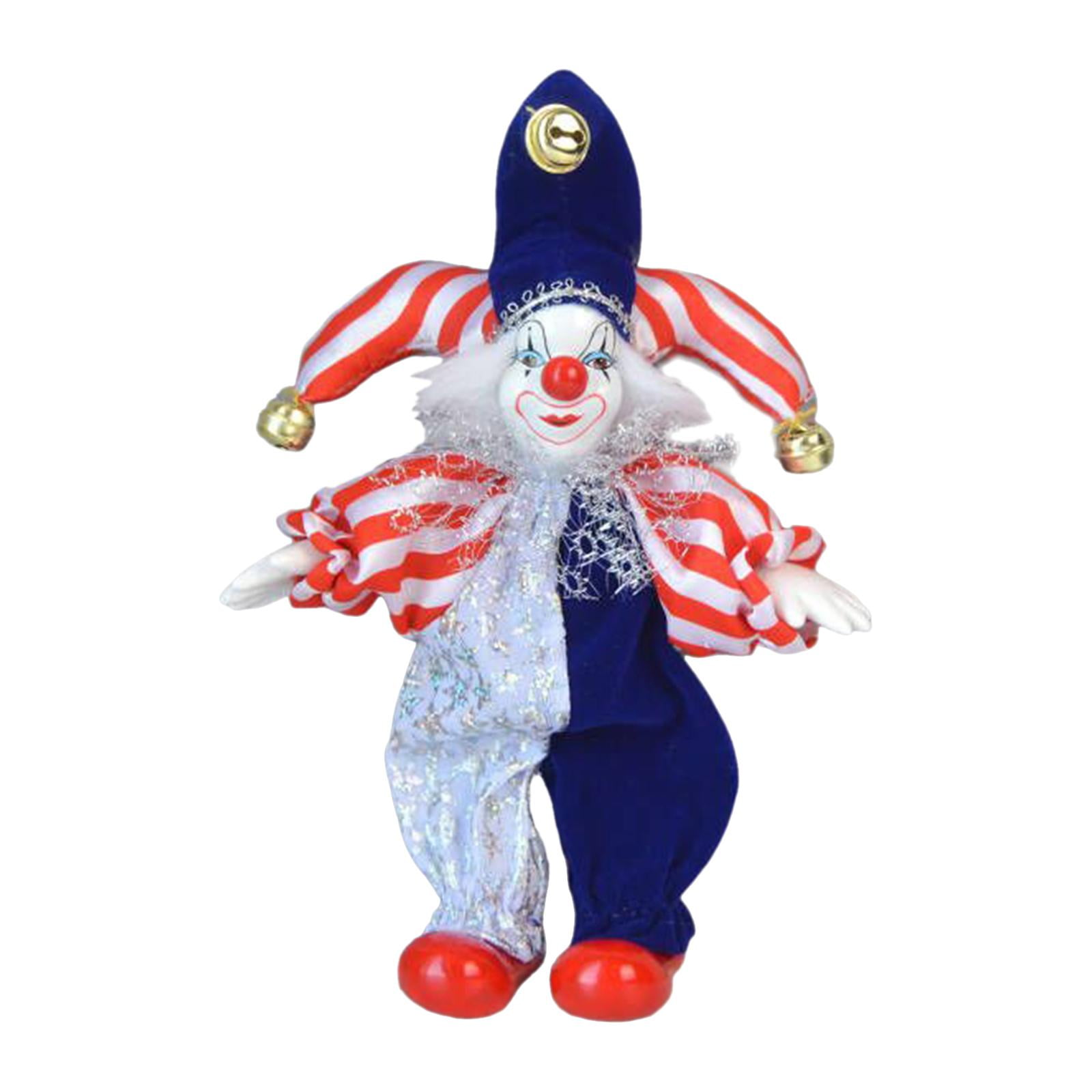 hengtong Kids Birthdays Gift Porcelain Clown Doll Blue White - Walmart.com