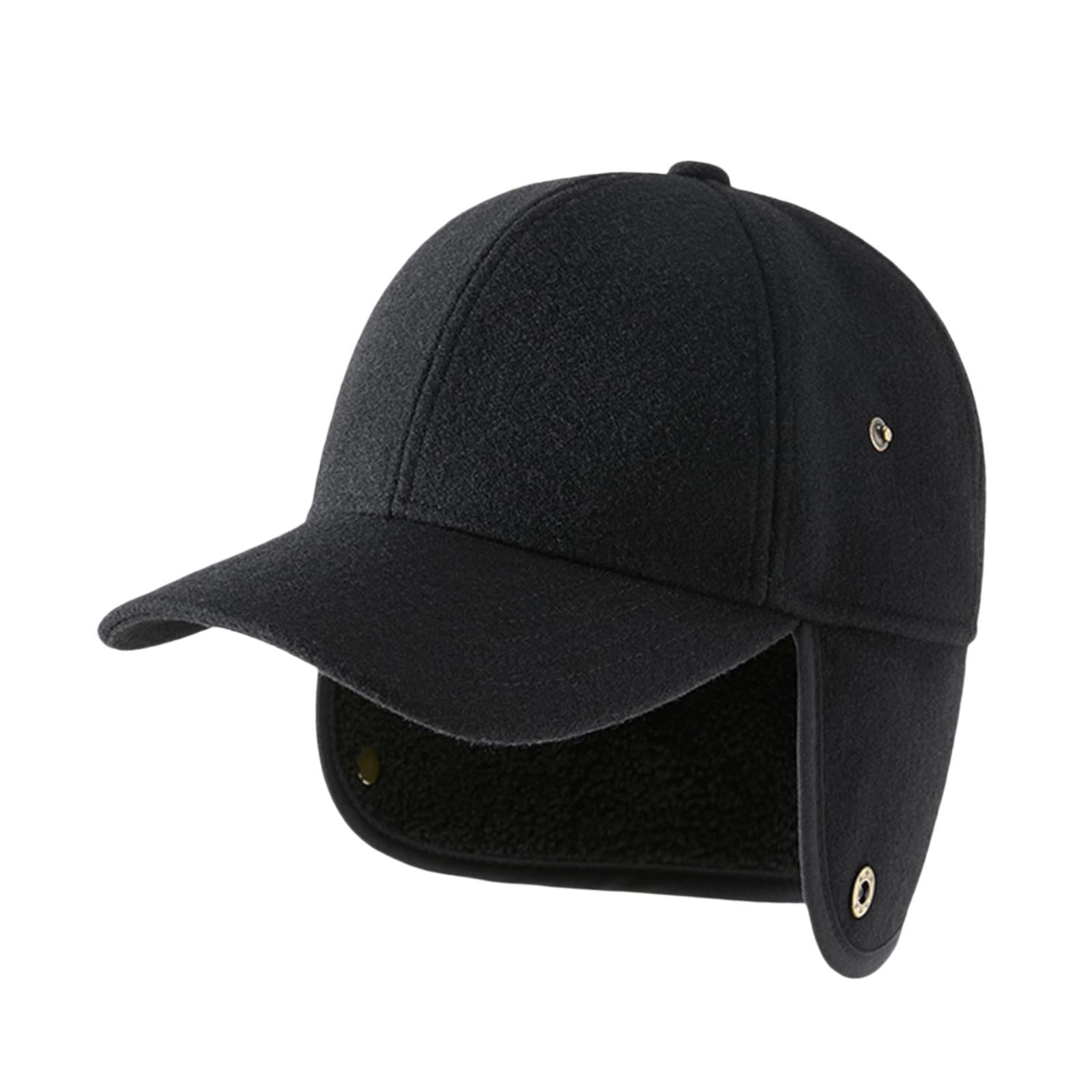 hengtong Mens Winter Fleece Hat Dad Hat Basketball Cap for Cold Weather ...