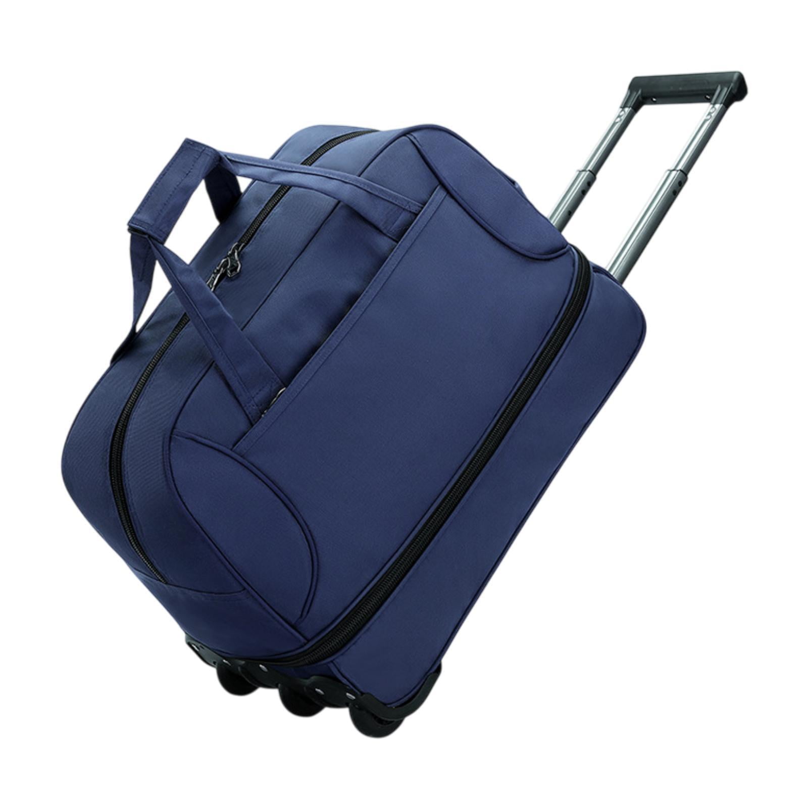 hengtong Rolling Duffel Bag Heavy Duty Large Capacity Weekender ...