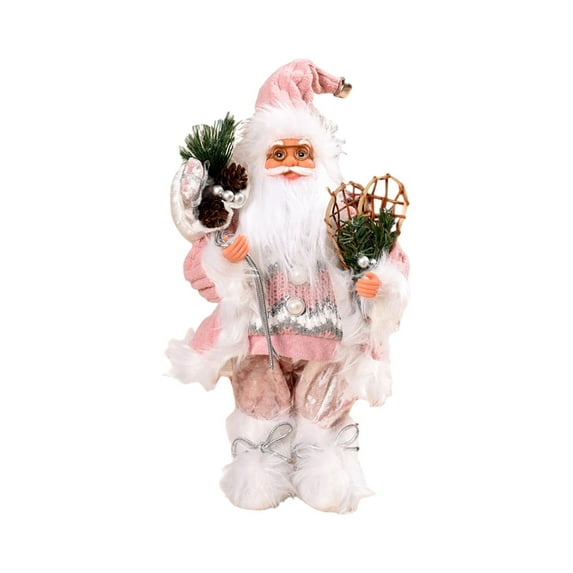 hengtong Santa Claus Doll Adornment Standing Santa Figure for Bedroom ...