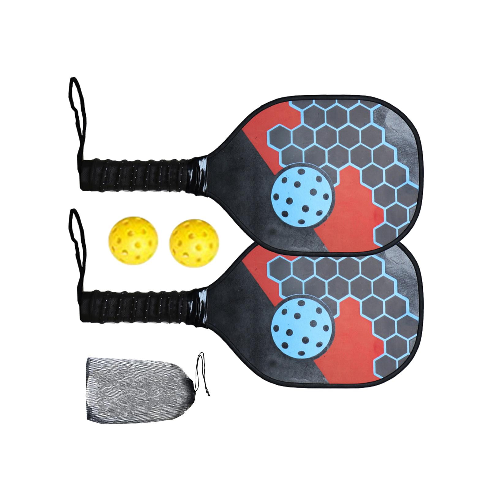 hengtong Wood s Kit Two Paddles Two Pickle Balls Beginner Racket for - Walmart.com